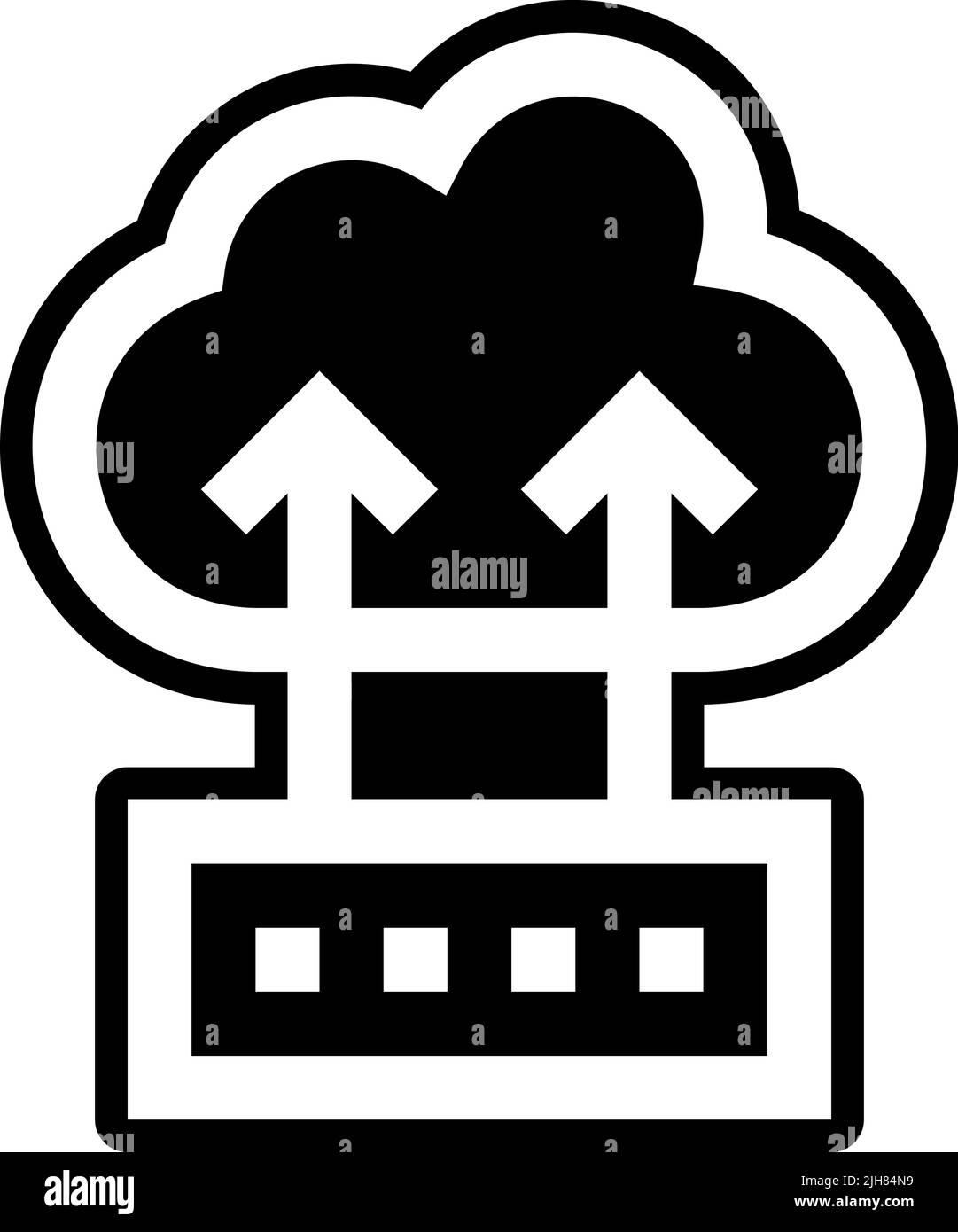 Hacker cloud icon Stock Vector Image & Art - Alamy