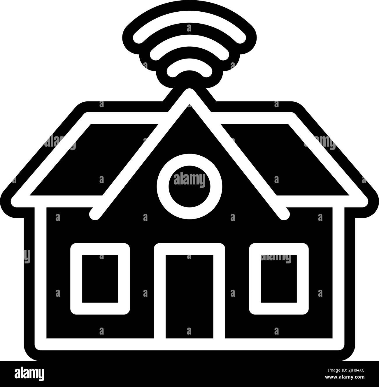 Green grass building Black and White Stock Photos & Images - Alamy