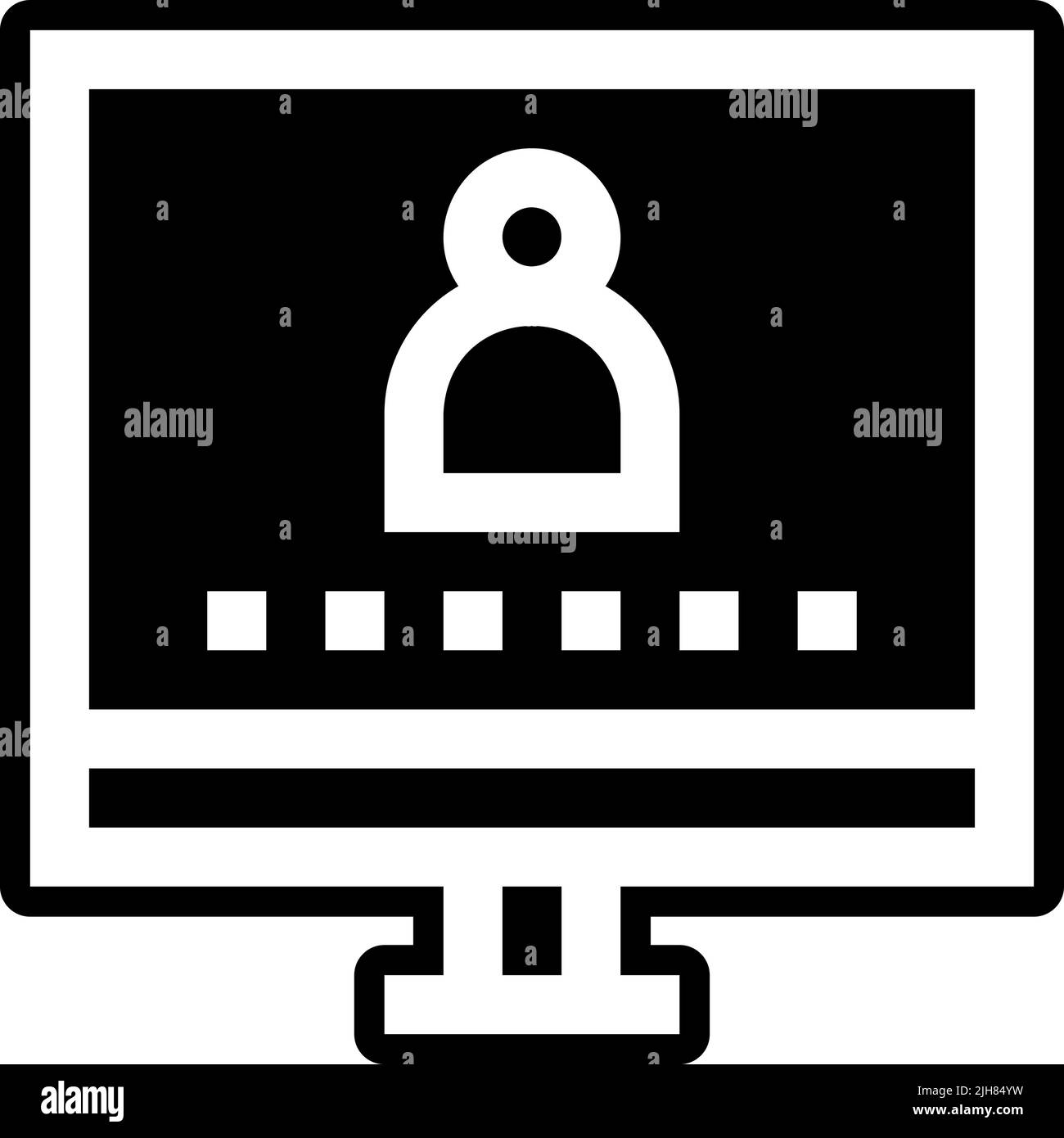 Hacker log in icon Stock Vector Image & Art - Alamy