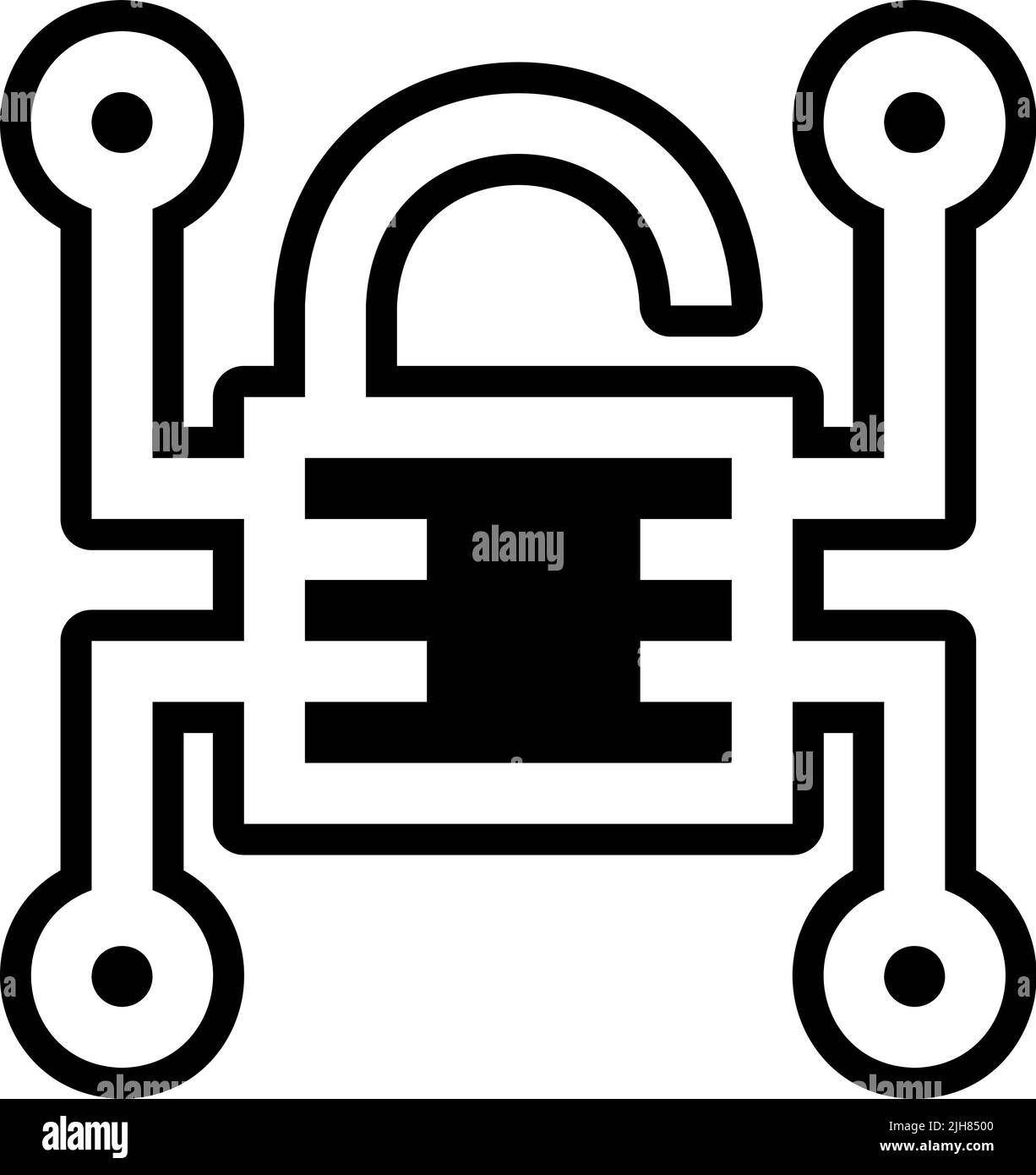 Hacker unprotected icon Stock Vector Image & Art - Alamy