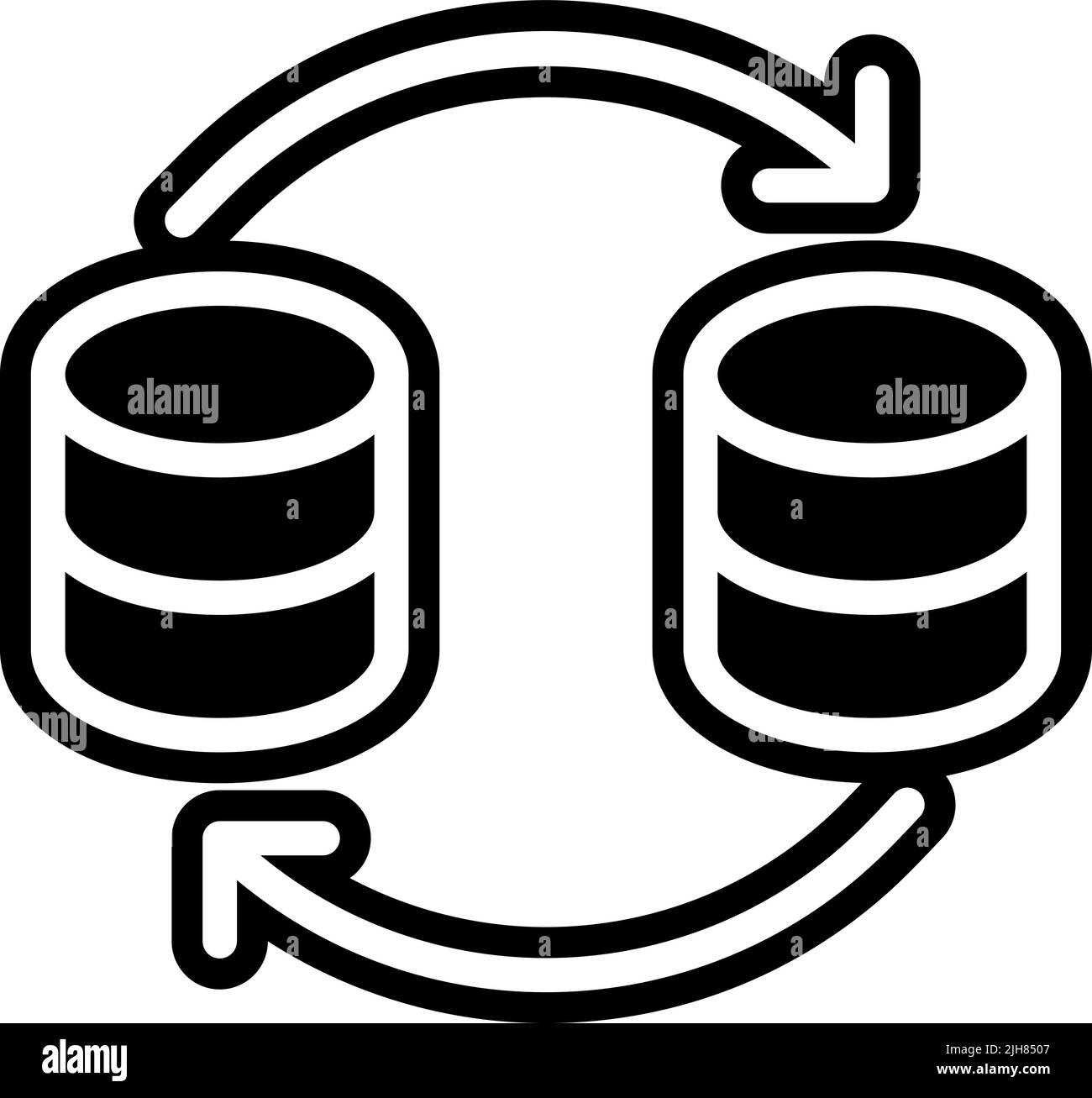 Iiot data exchange icon Stock Vector Image & Art - Alamy