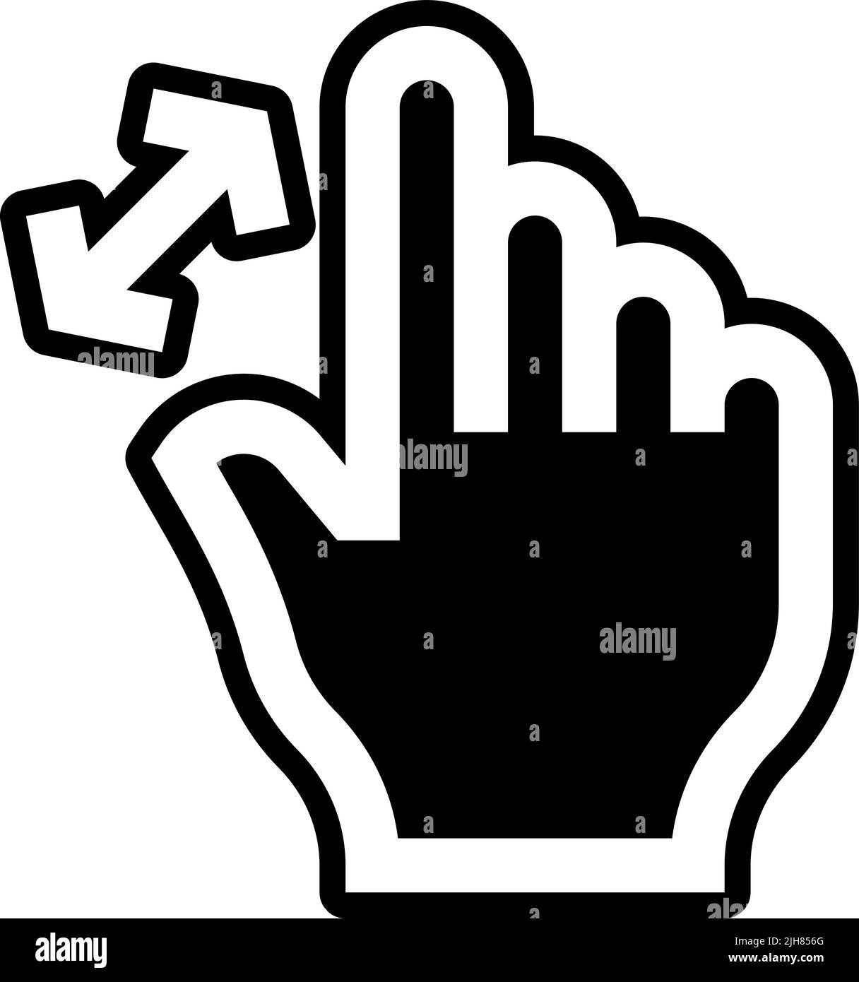 Hand gestures move icon Stock Vector Image & Art - Alamy