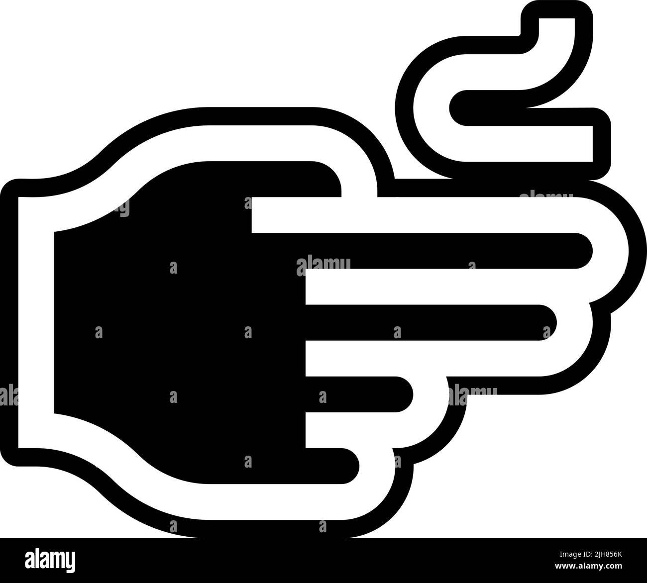 Hand gestures gun icon Stock Vector Image & Art - Alamy