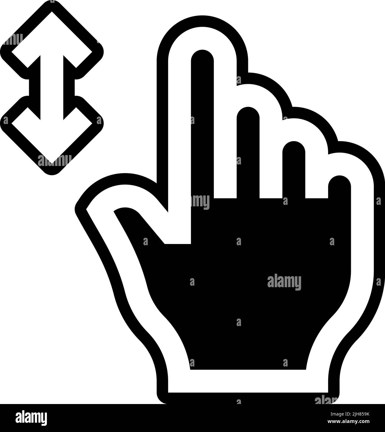 Finger scroll hi-res stock photography and images - Alamy