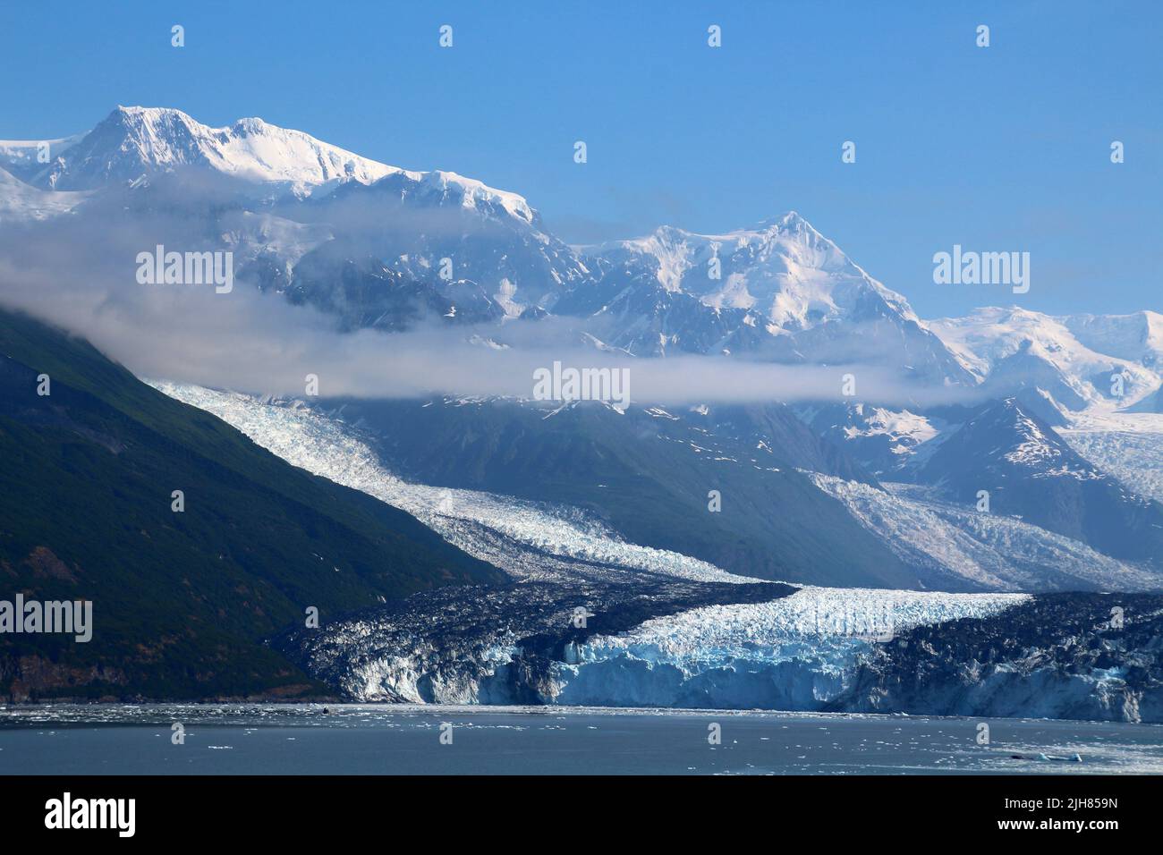 Harvard Glacier in College Fjord, Alaska Stock Photo - Alamy