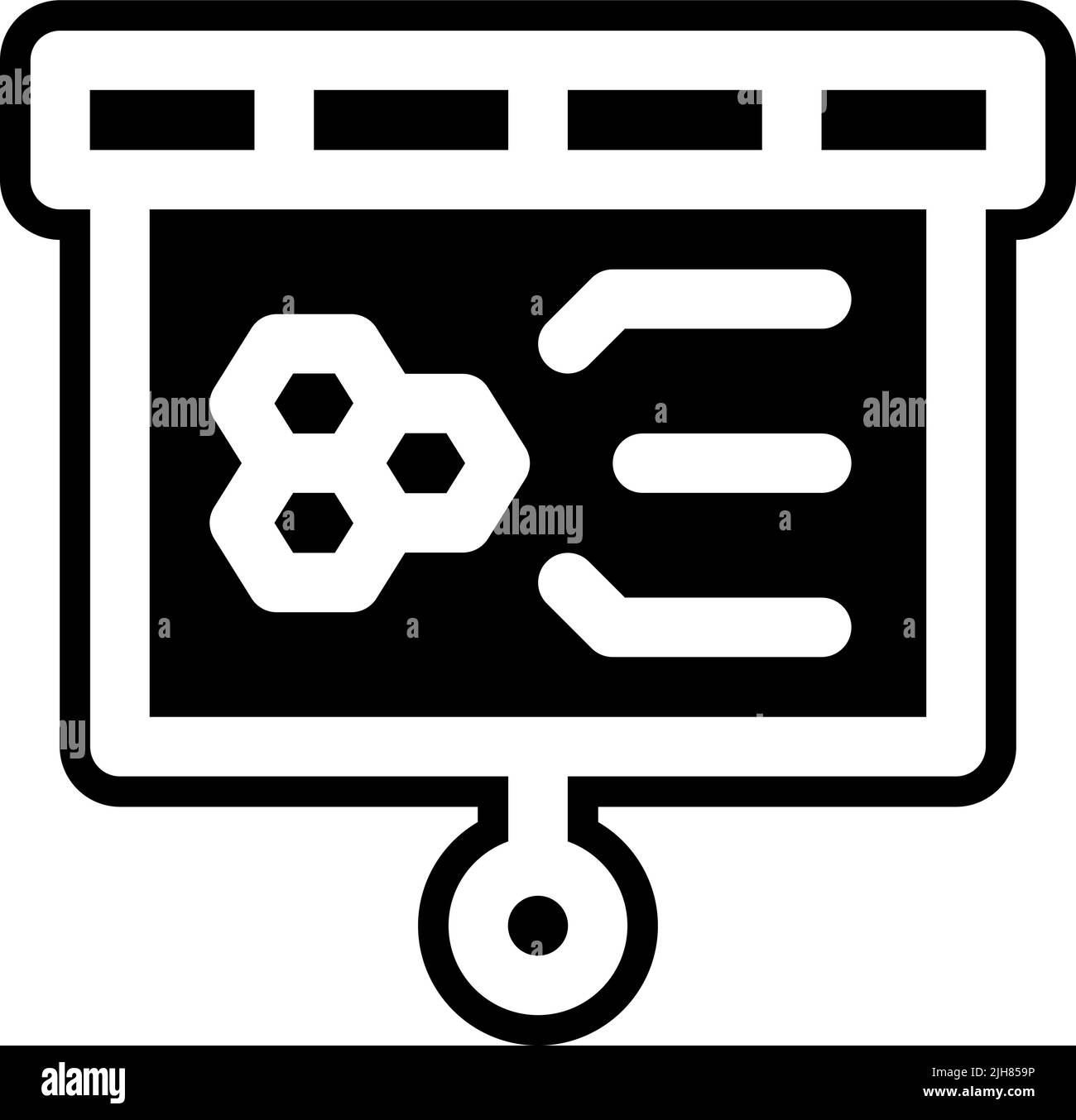 Learning projector screen icon Stock Vector Image & Art - Alamy