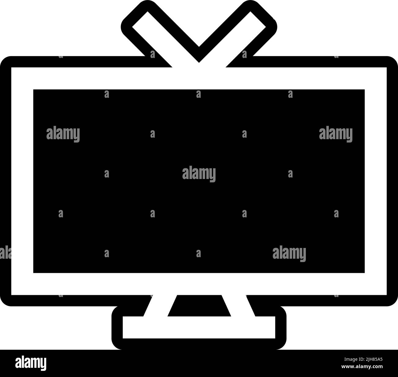 Home stuff tv icon Stock Vector Image & Art - Alamy