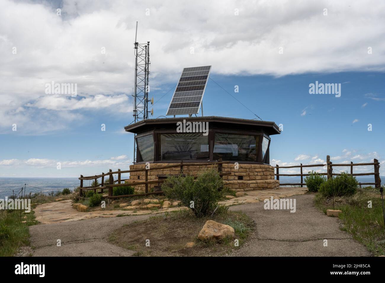Fire Tower Lookout in Mesa Verde National Park in southwest Colorado ...