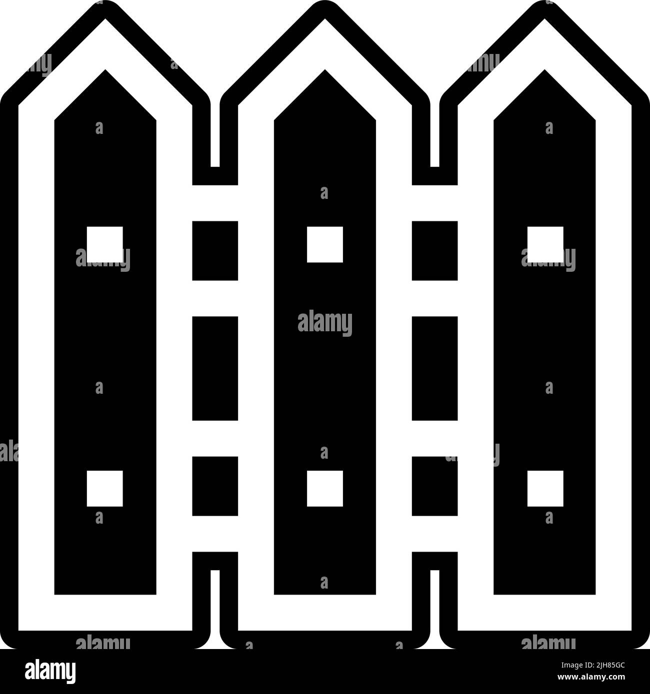 Industrial area with fence Black and White Stock Photos & Images - Alamy