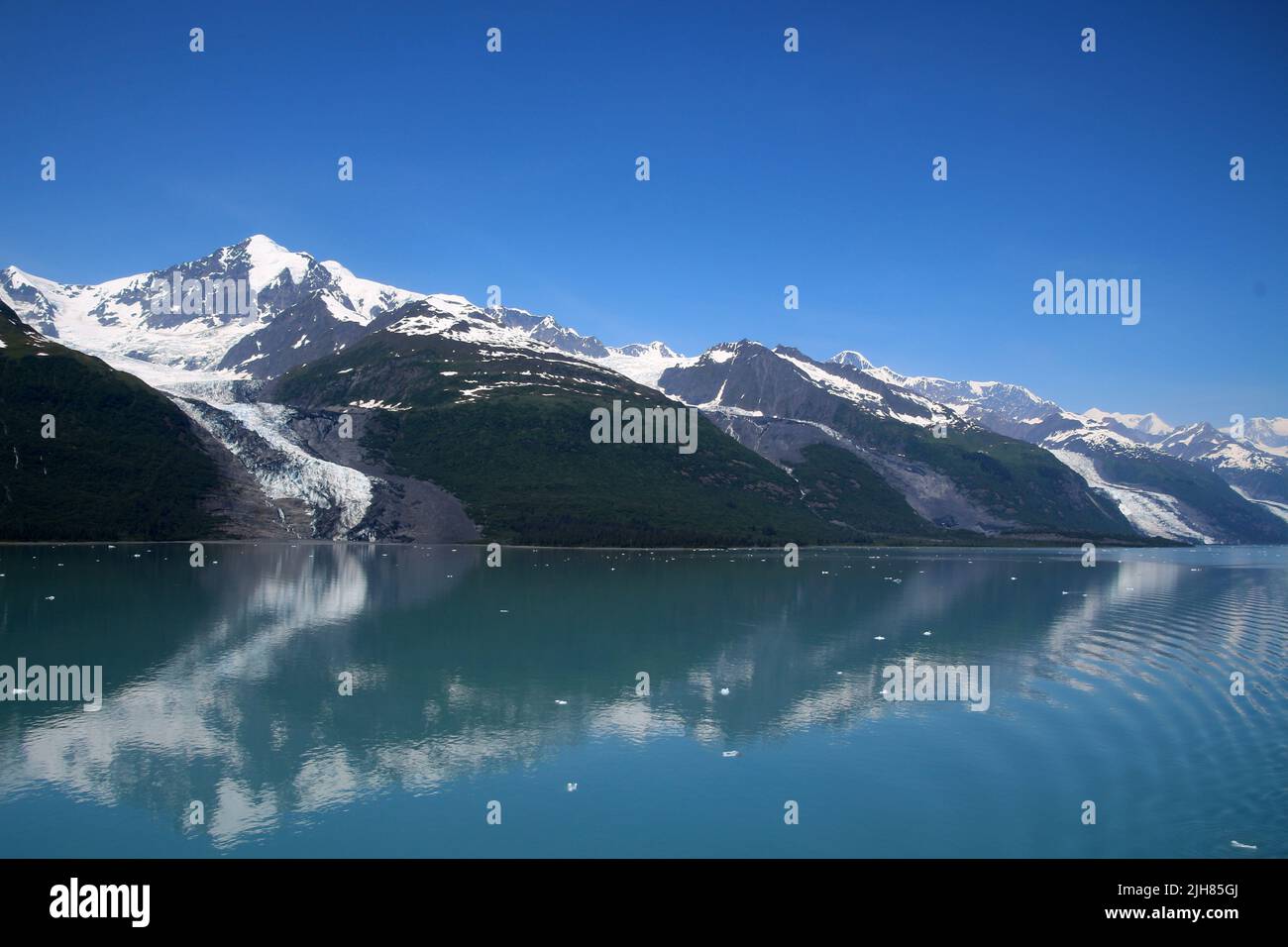 Glacier mountain range in College Fjord, Alaska Stock Photo - Alamy