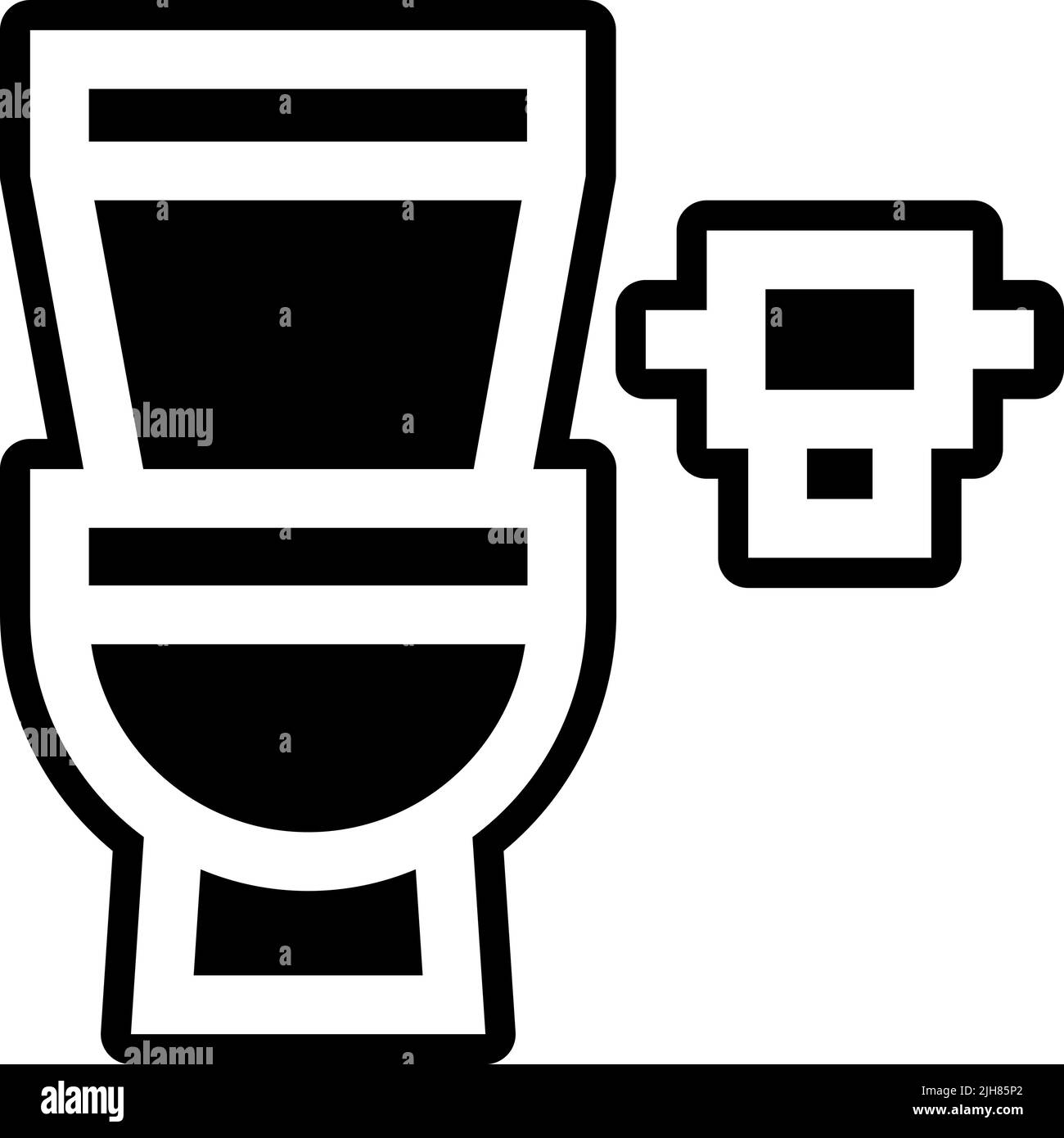 Home stuff toilet icon Stock Vector Image & Art - Alamy