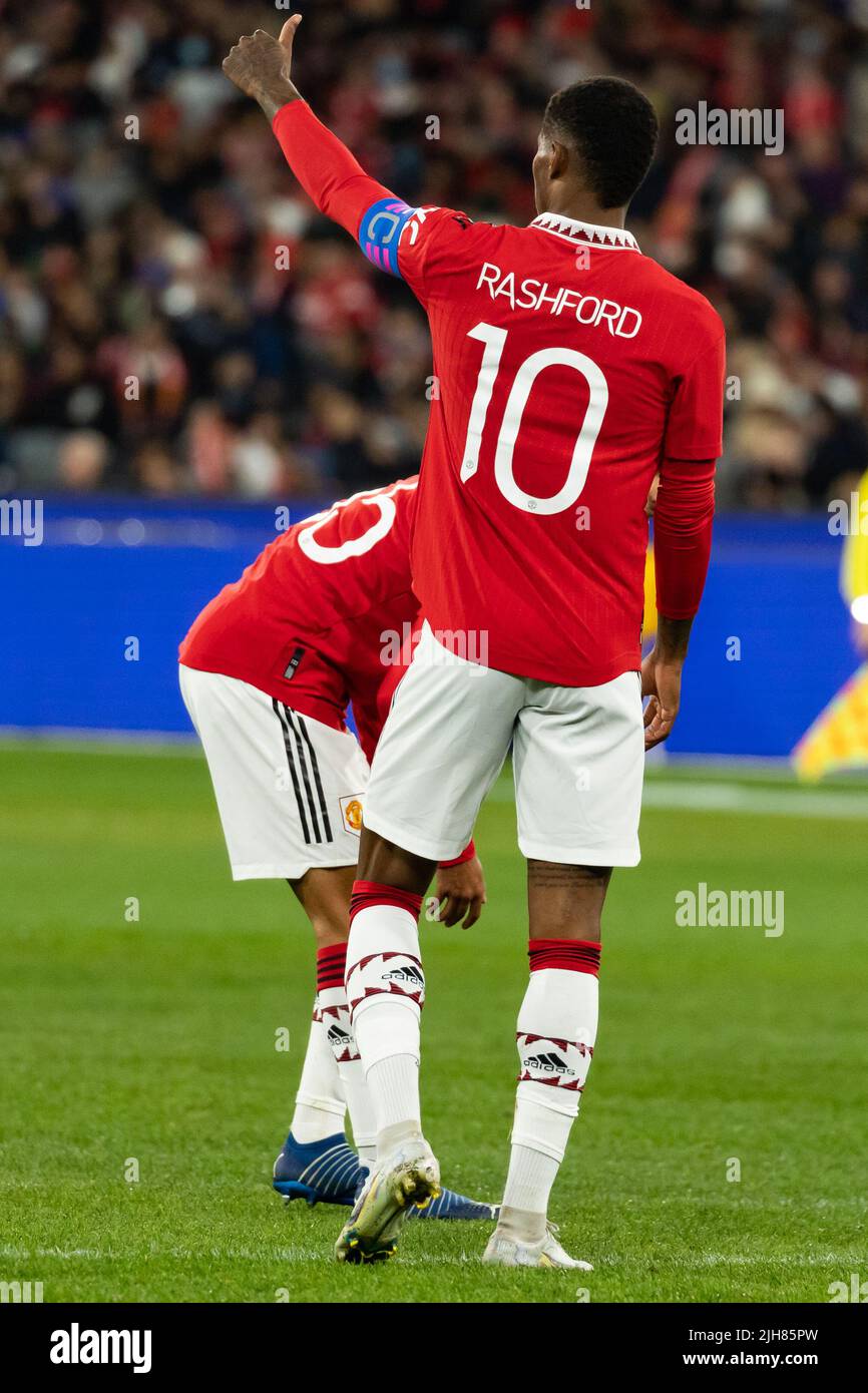 2022 Manchester United Pre-season Tour - Melbourne Australia Stock ...