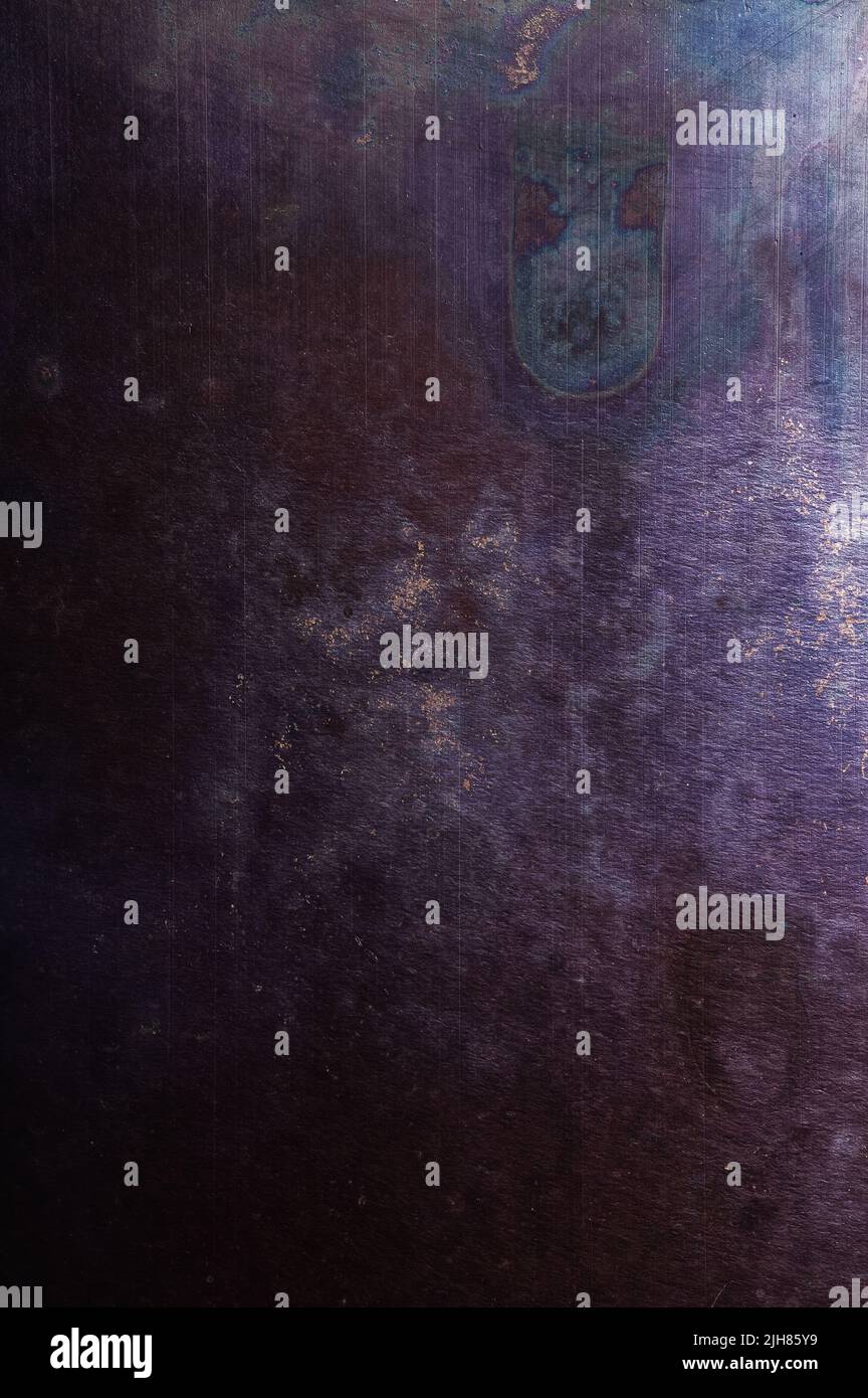 rusty texture metal background copper antique vintage pan Stock Photo ...