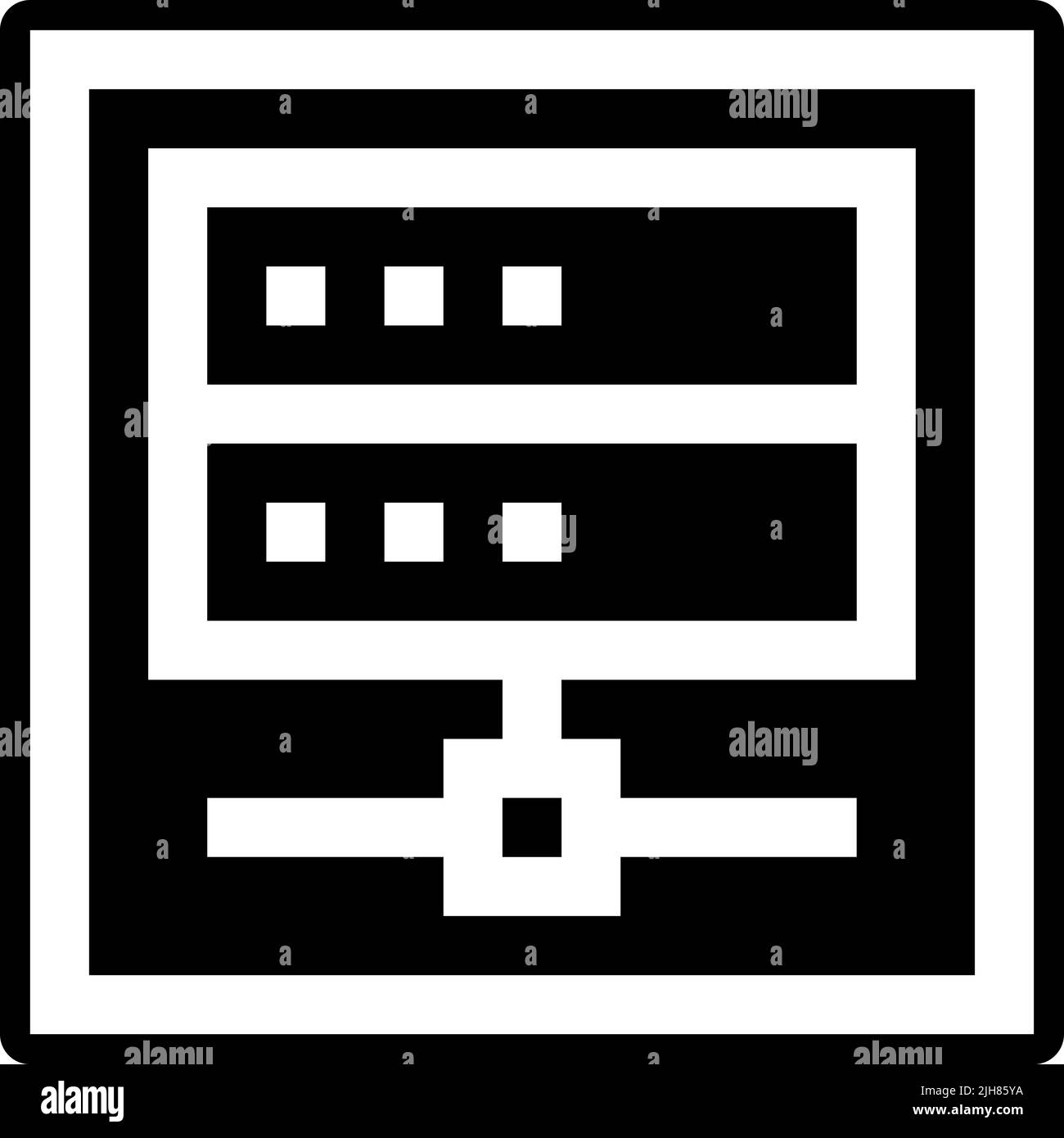 Hacker server icon Stock Vector Image & Art - Alamy