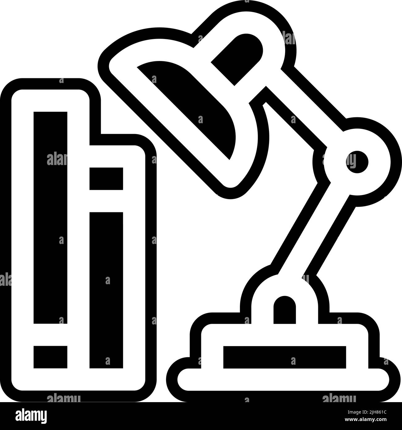 Learning table lamp icon Stock Vector Image & Art - Alamy
