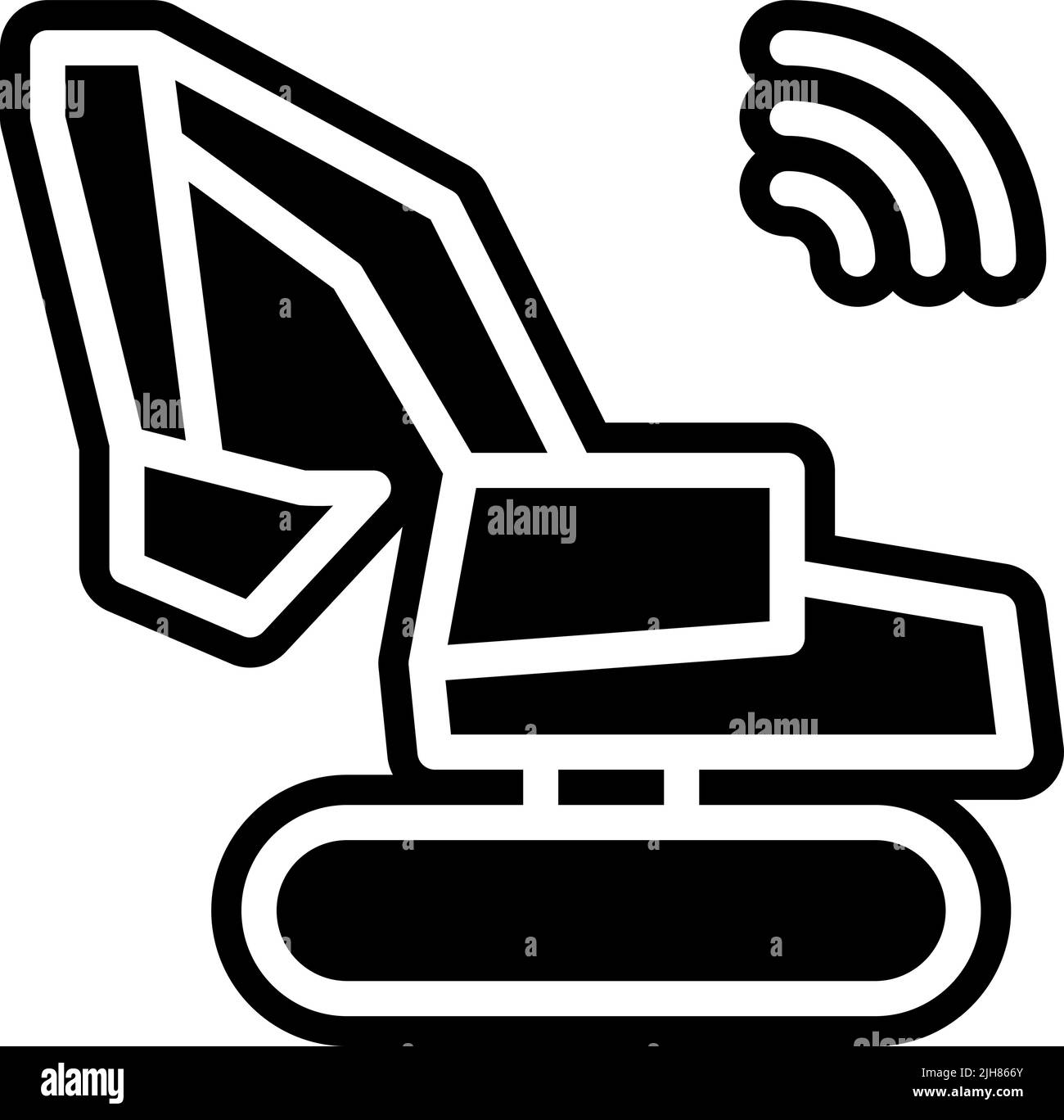 Iiot excavator icon Stock Vector Image & Art - Alamy