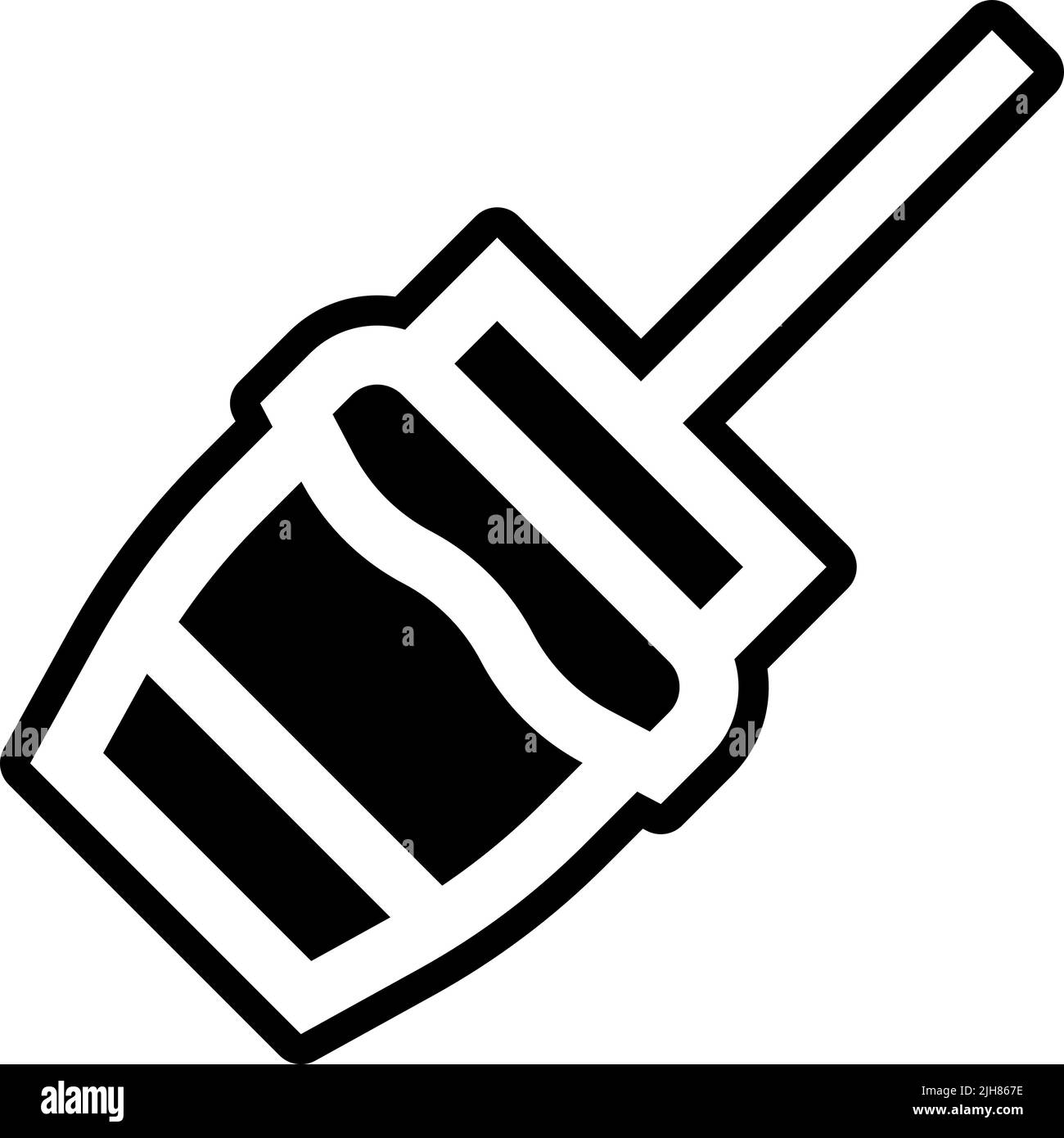 Tambourine icon logo sign Cut Out Stock Images & Pictures - Alamy