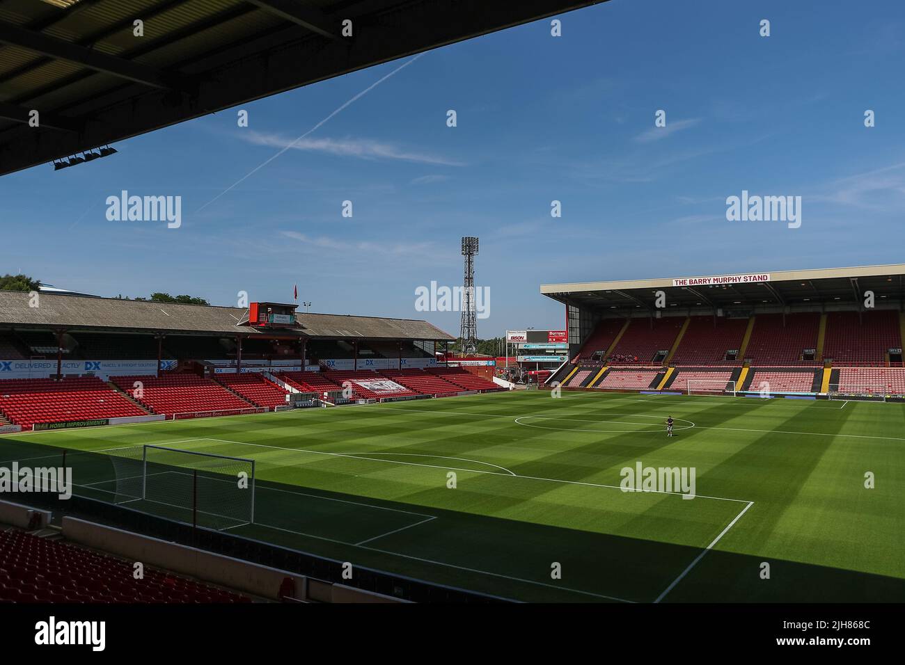 General view inside of Oakwell Stadium, home of Barnsley FC Stock Photo ...