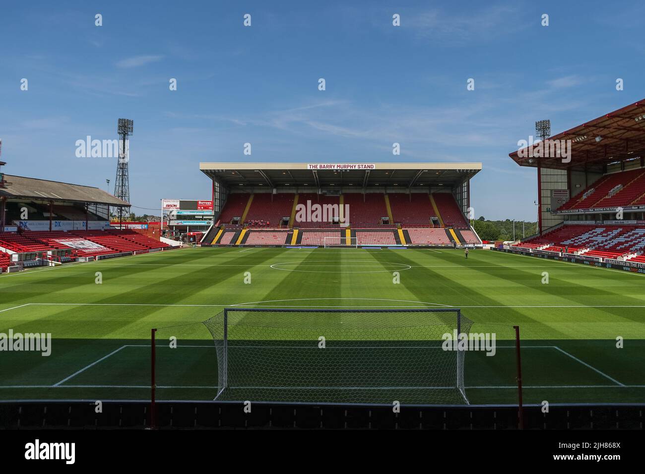 General view inside of Oakwell Stadium, home of Barnsley FC Stock Photo ...