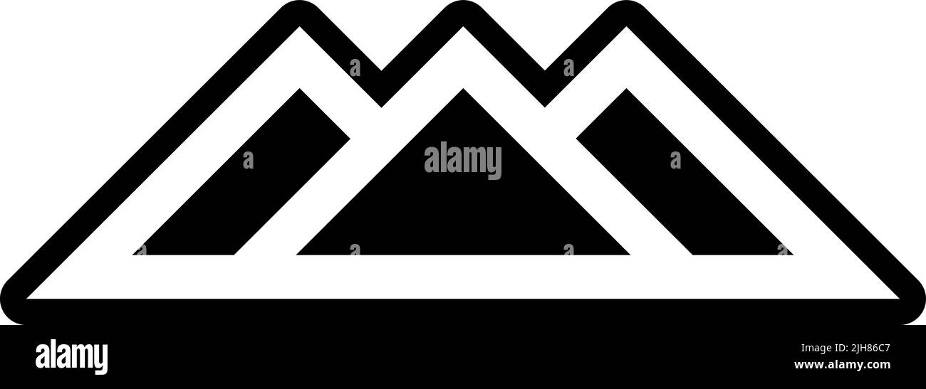 Nature mountains icon Stock Vector Image & Art - Alamy