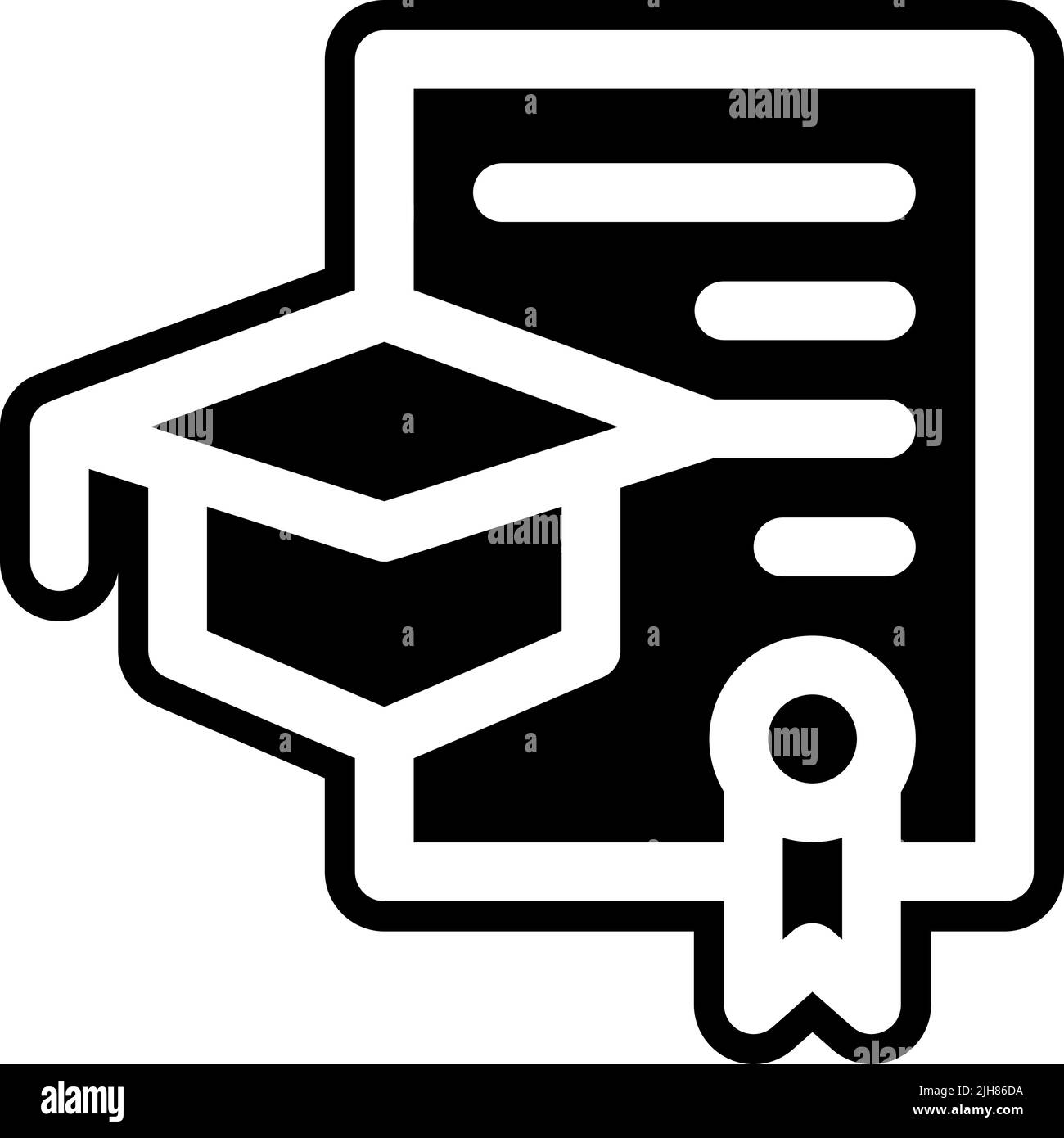 Learning certificate icon Stock Vector Image & Art - Alamy