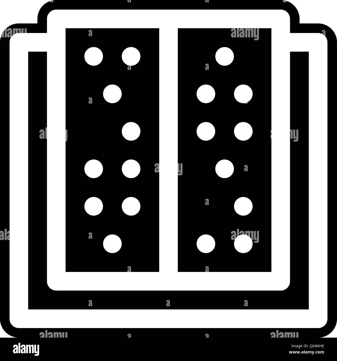 Learning braille icon Stock Vector Image & Art - Alamy