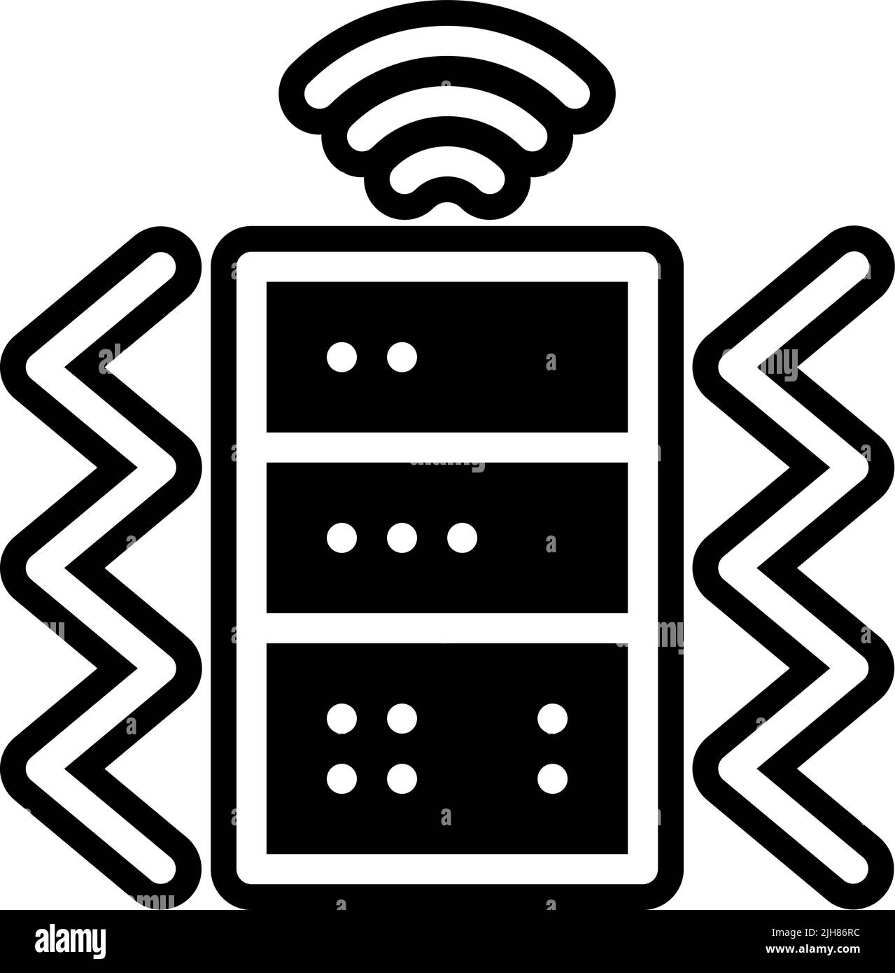 Iiot vibration icon Stock Vector Image & Art - Alamy