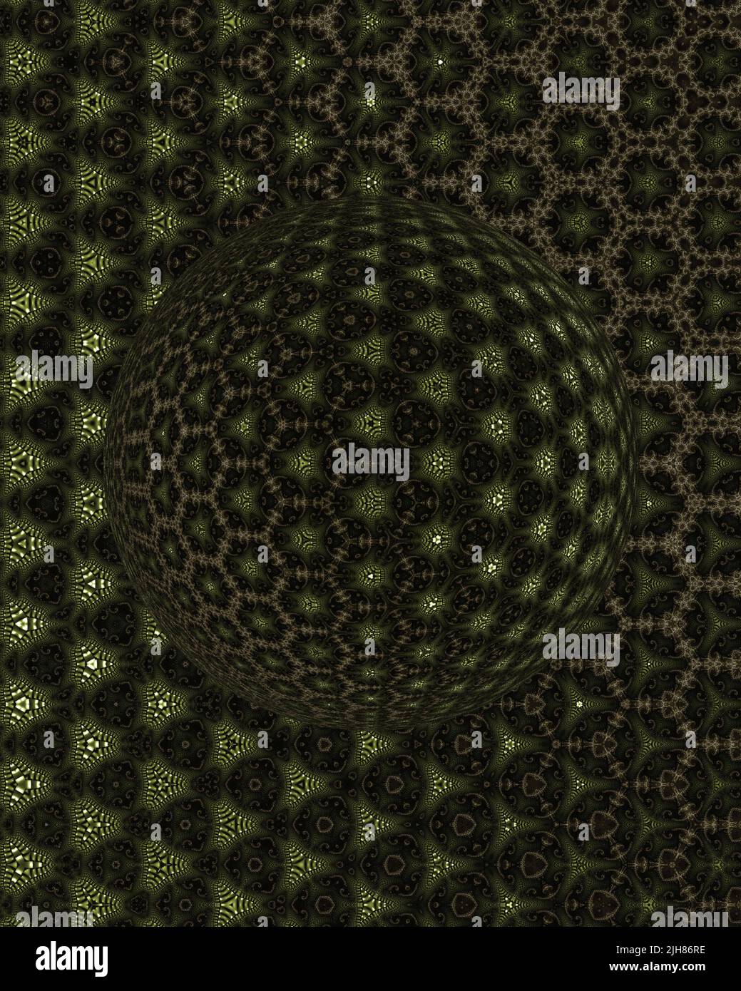 Abstract Computer generated Fractal design. A fractal is a never-ending ...