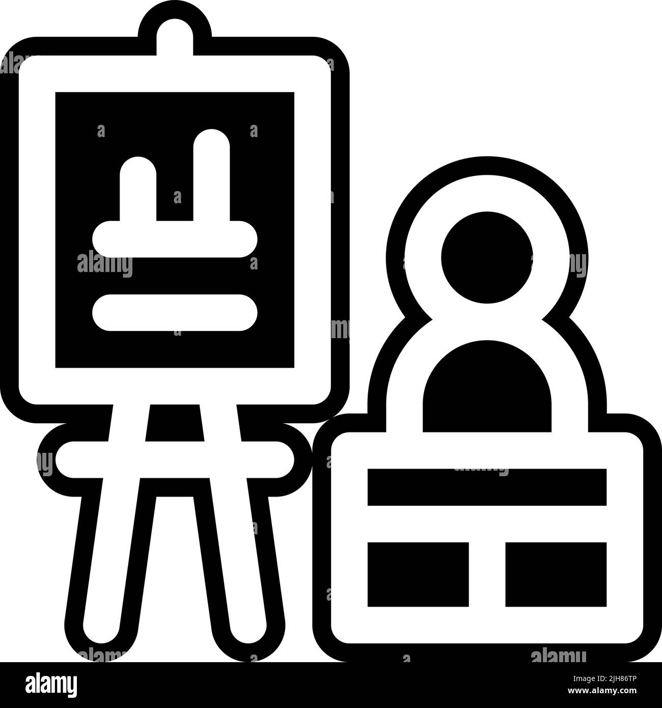 Learning presentation icon Stock Vector Image & Art - Alamy