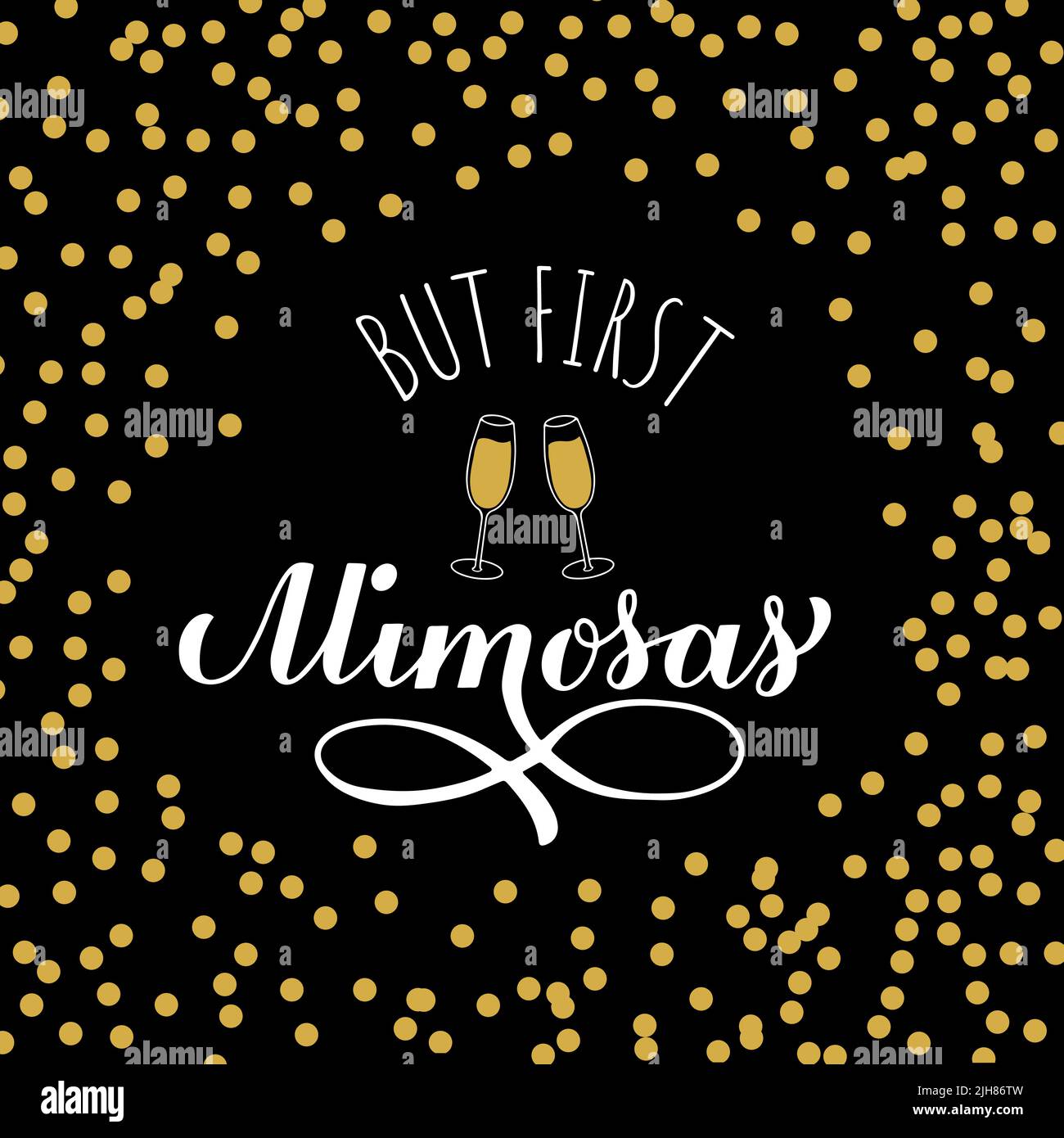 Mimosas cocktail Stock Vector Images - Alamy