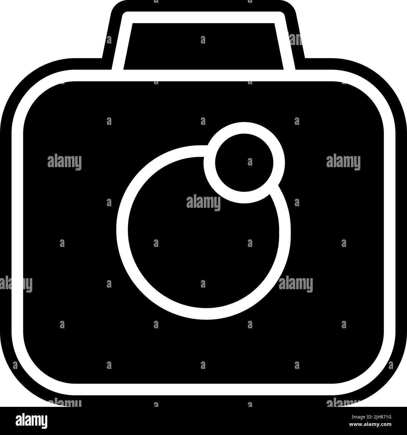 Icon back camera Black and White Stock Photos & Images - Alamy