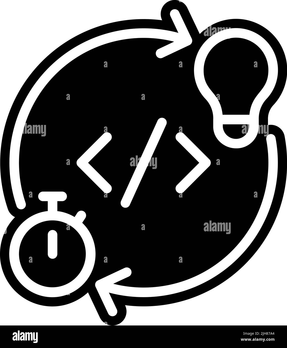 Iiot implementation icon Stock Vector Image & Art - Alamy