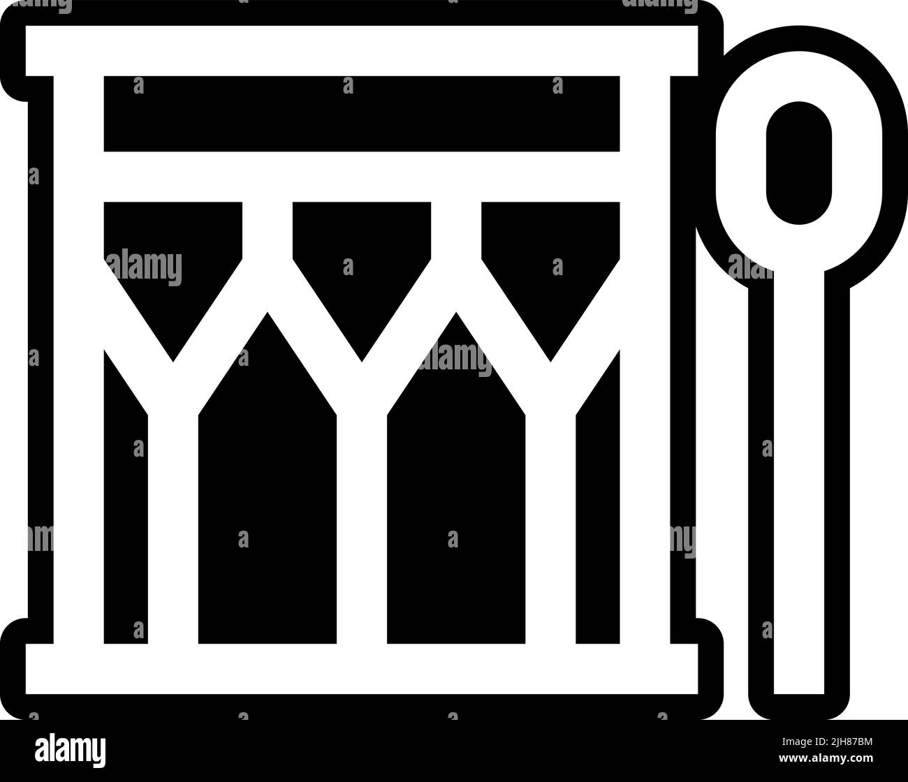 Music instruments drum icon Stock Vector Image & Art - Alamy