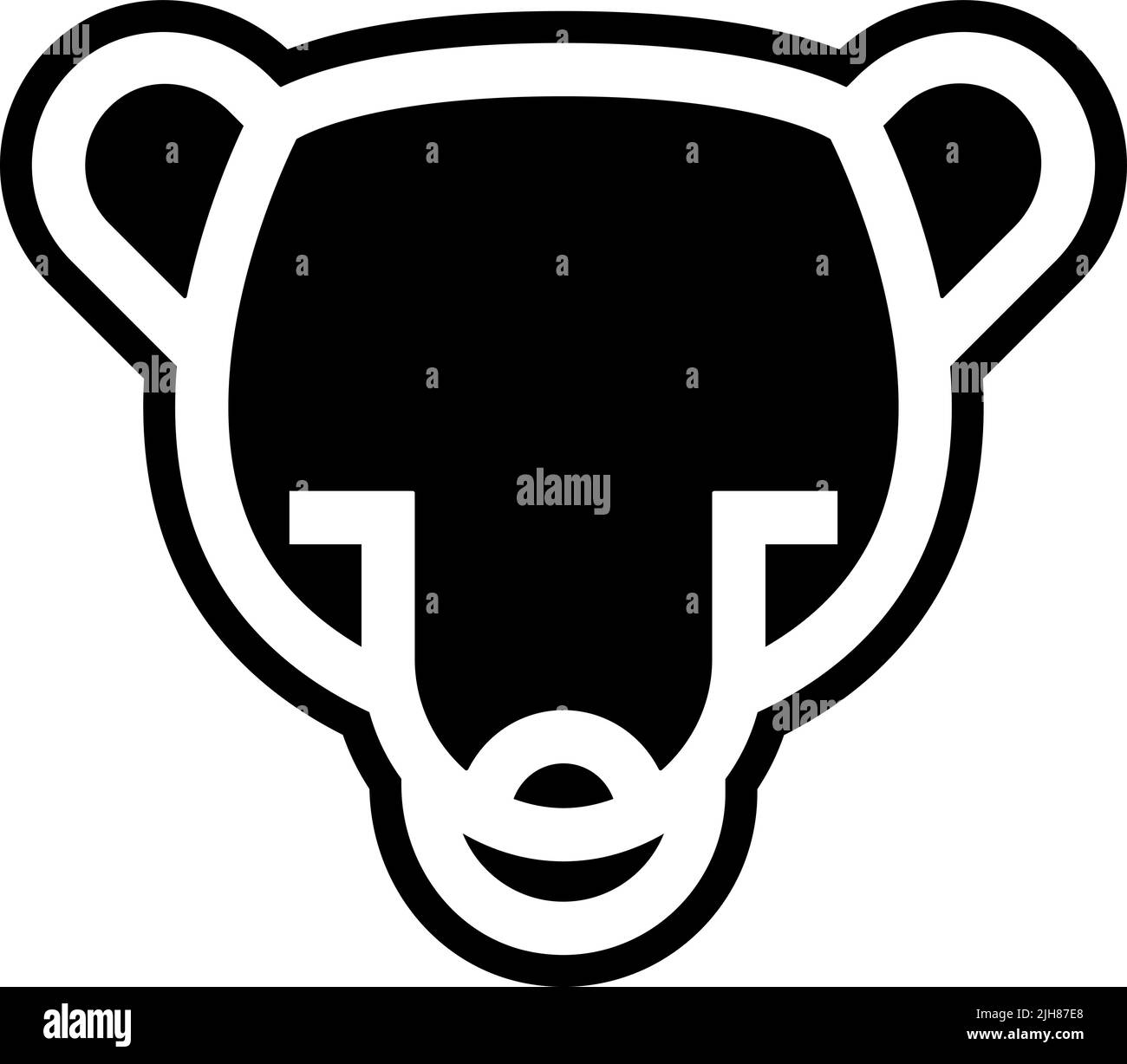 Nature bear icon Stock Vector Image & Art - Alamy