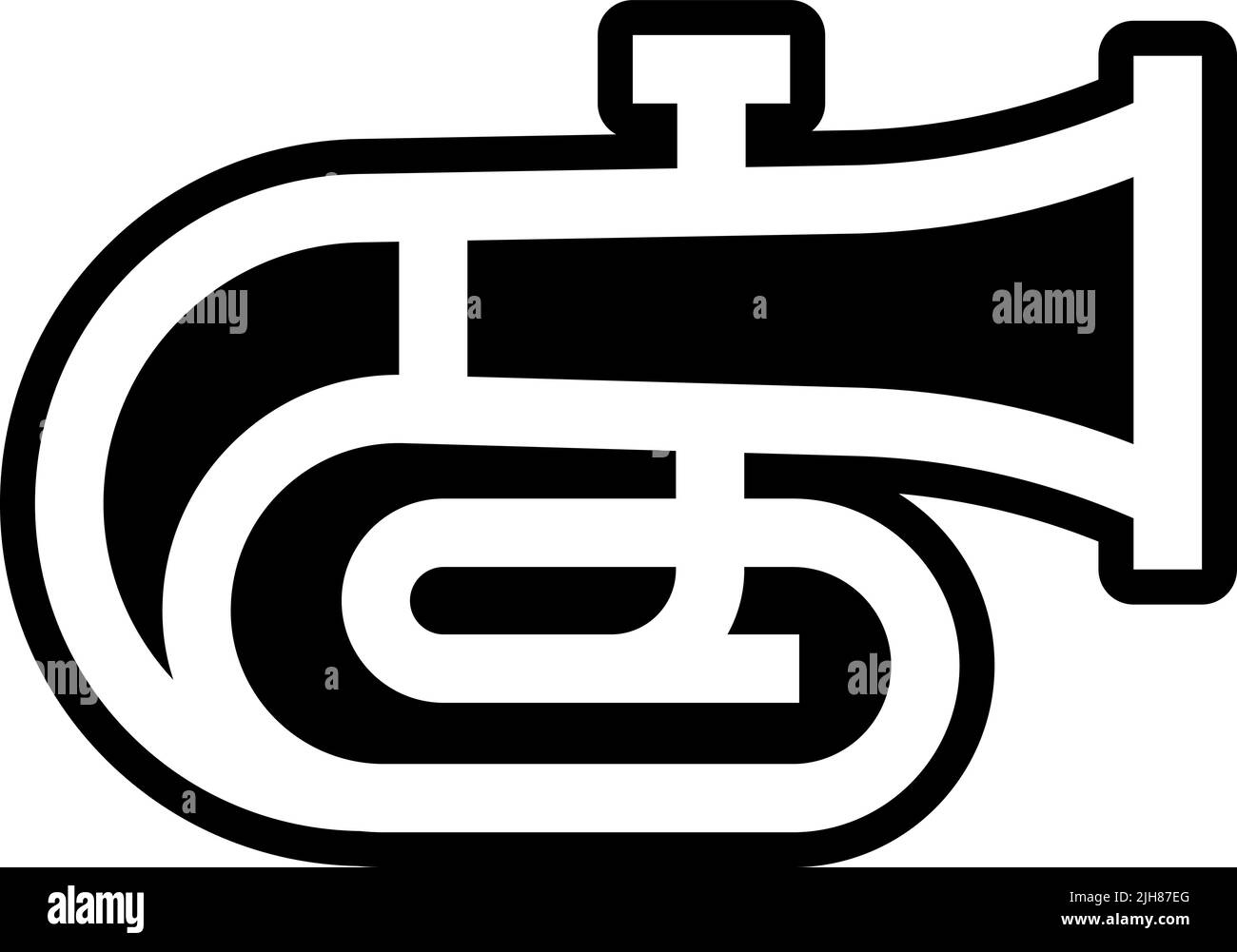 Music instruments tuba icon Stock Vector Image & Art - Alamy