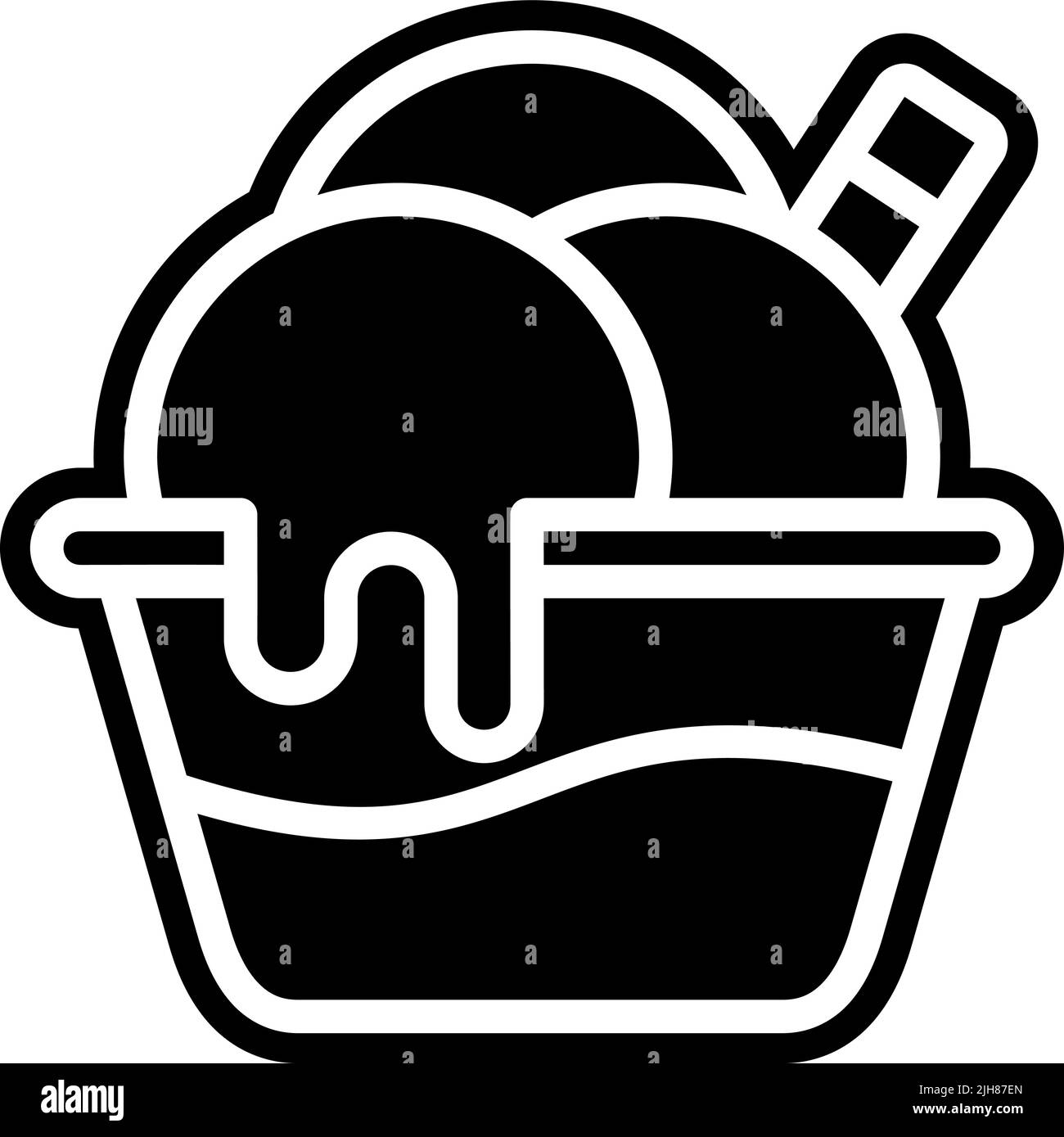 Ice cream ice cream icon Stock Vector Image & Art - Alamy