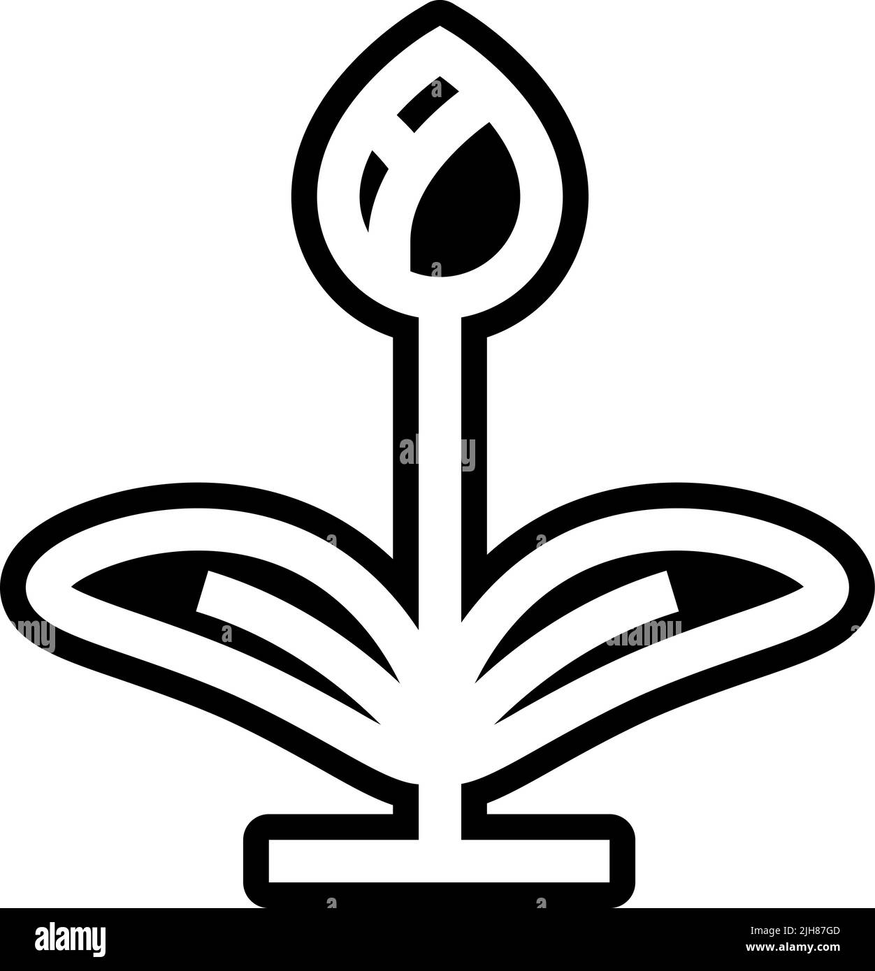 Nature flower bud icon Stock Vector Image & Art - Alamy