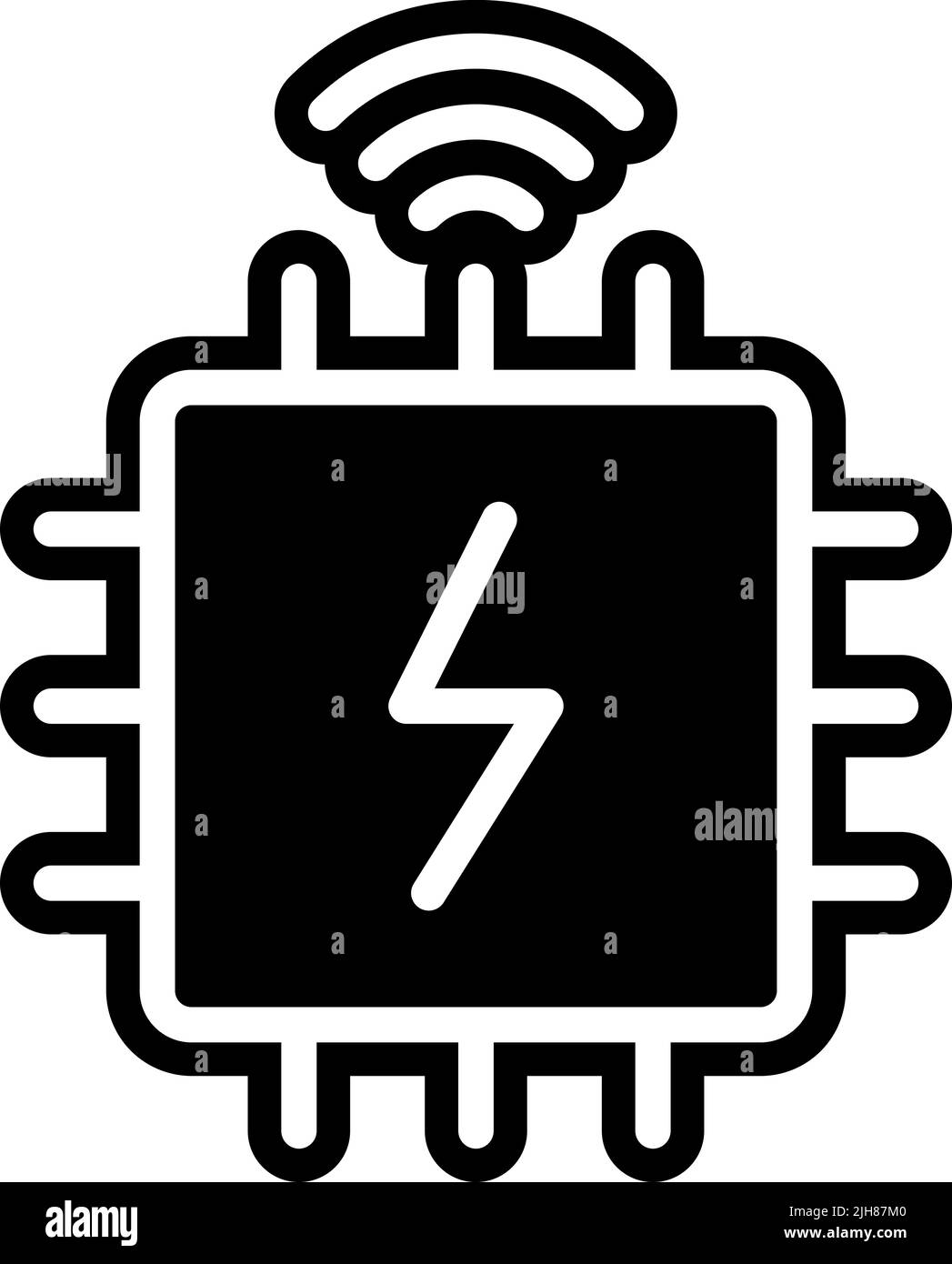 Iiot chip icon Stock Vector Image & Art - Alamy