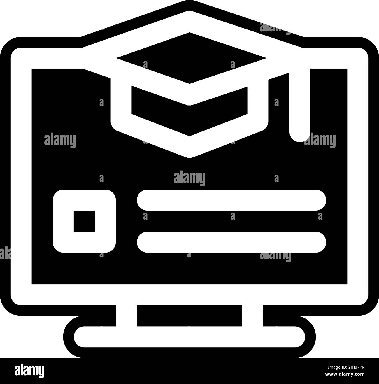 Learning online course icon Stock Vector Image & Art - Alamy