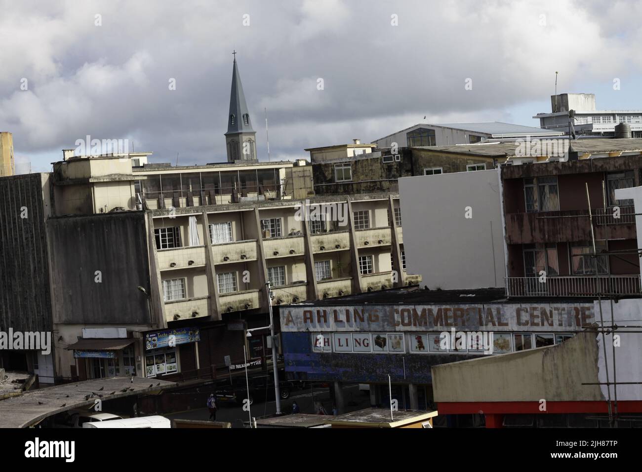 Site visit this morning at Curepipe with the Minister of Land Transport ...