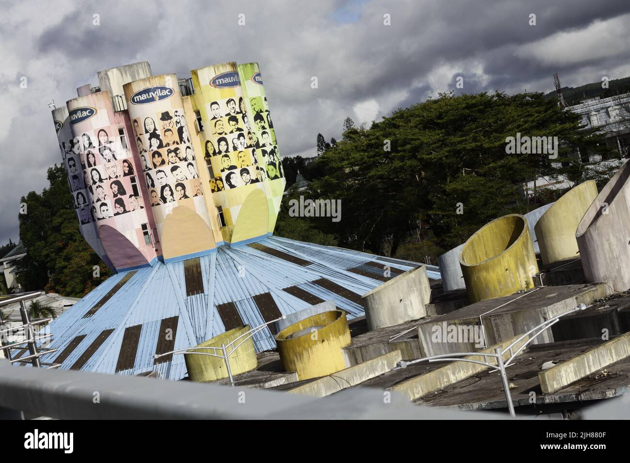 Site visit this morning at Curepipe with the Minister of Land Transport ...