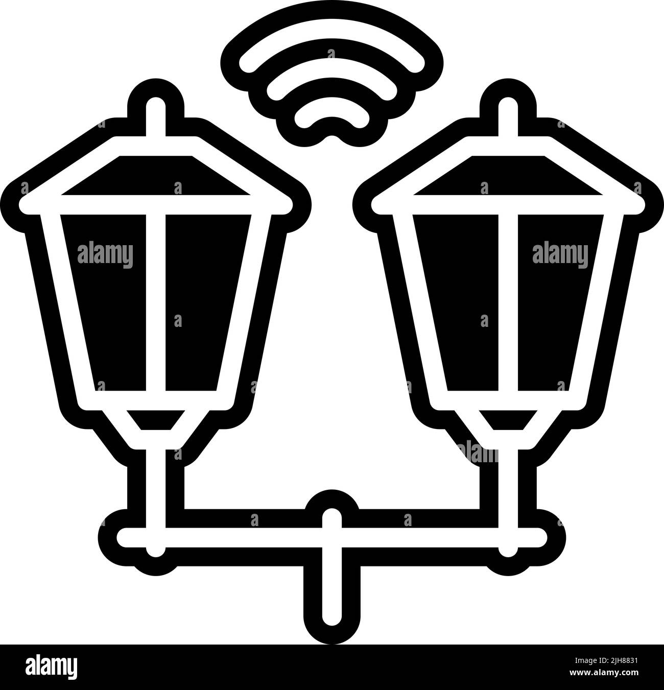 Iiot street light icon Stock Vector Image & Art - Alamy