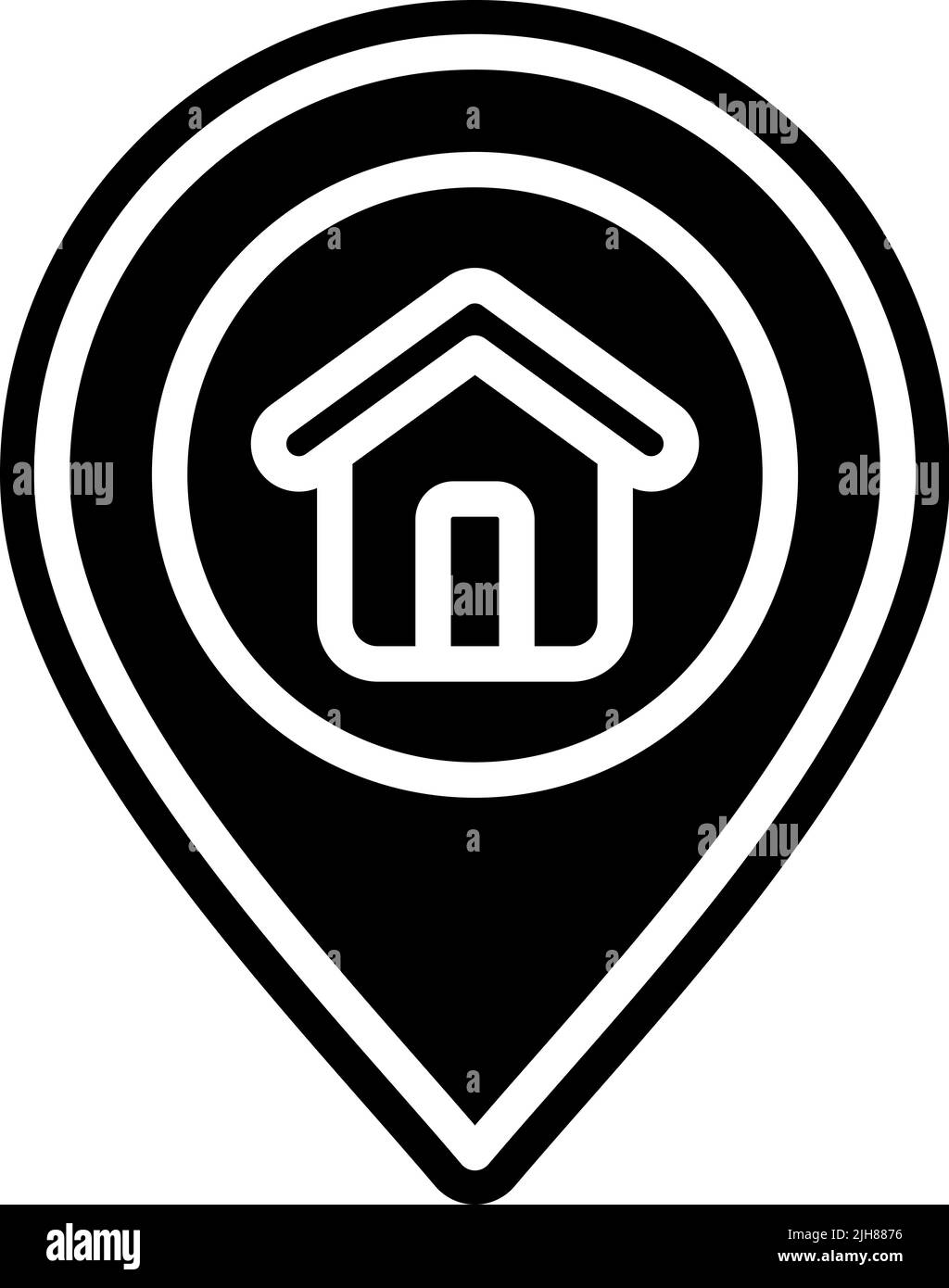 Property management location icon Stock Vector Image & Art - Alamy