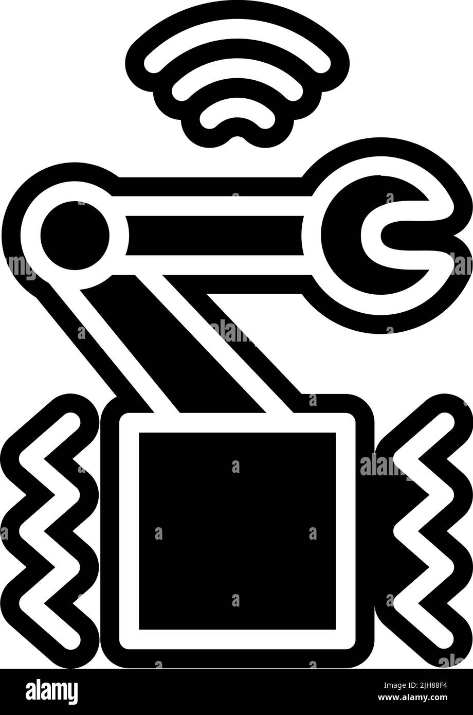 Iiot vibration icon Stock Vector Image & Art - Alamy