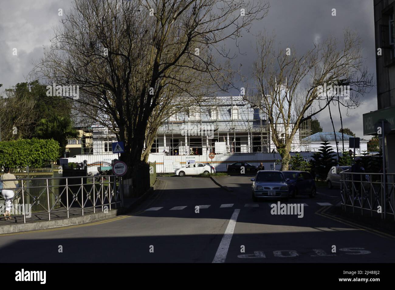 Site visit this morning at Curepipe with the Minister of Land Transport ...