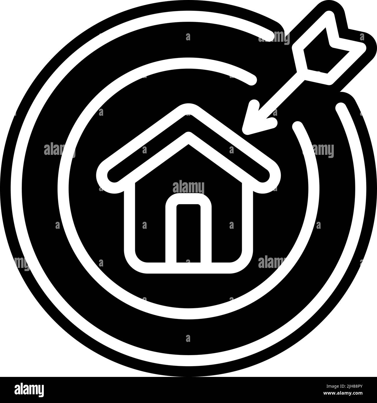 Property management target icon Stock Vector Image & Art - Alamy