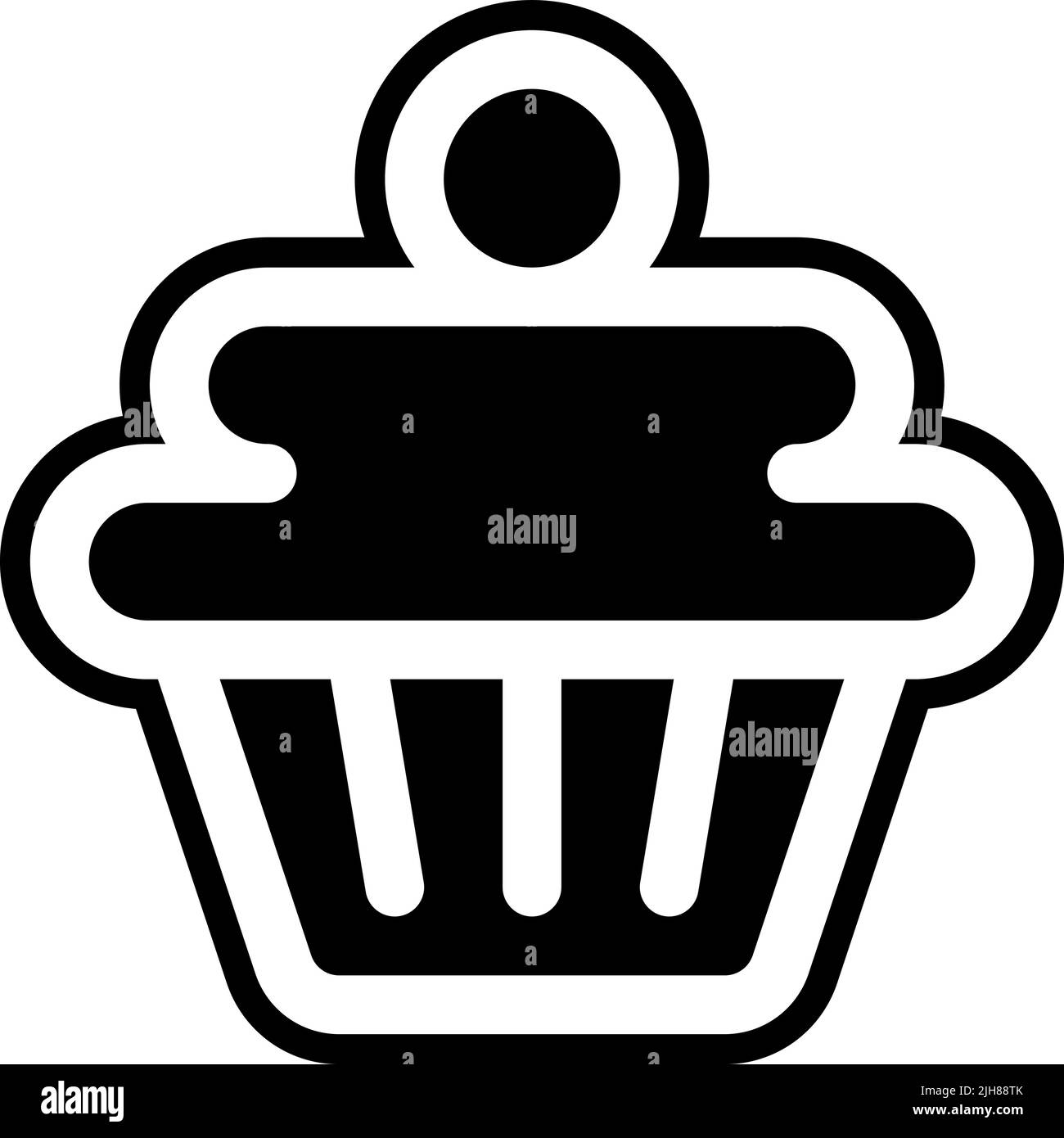 Gift box party hat Black and White Stock Photos & Images - Alamy