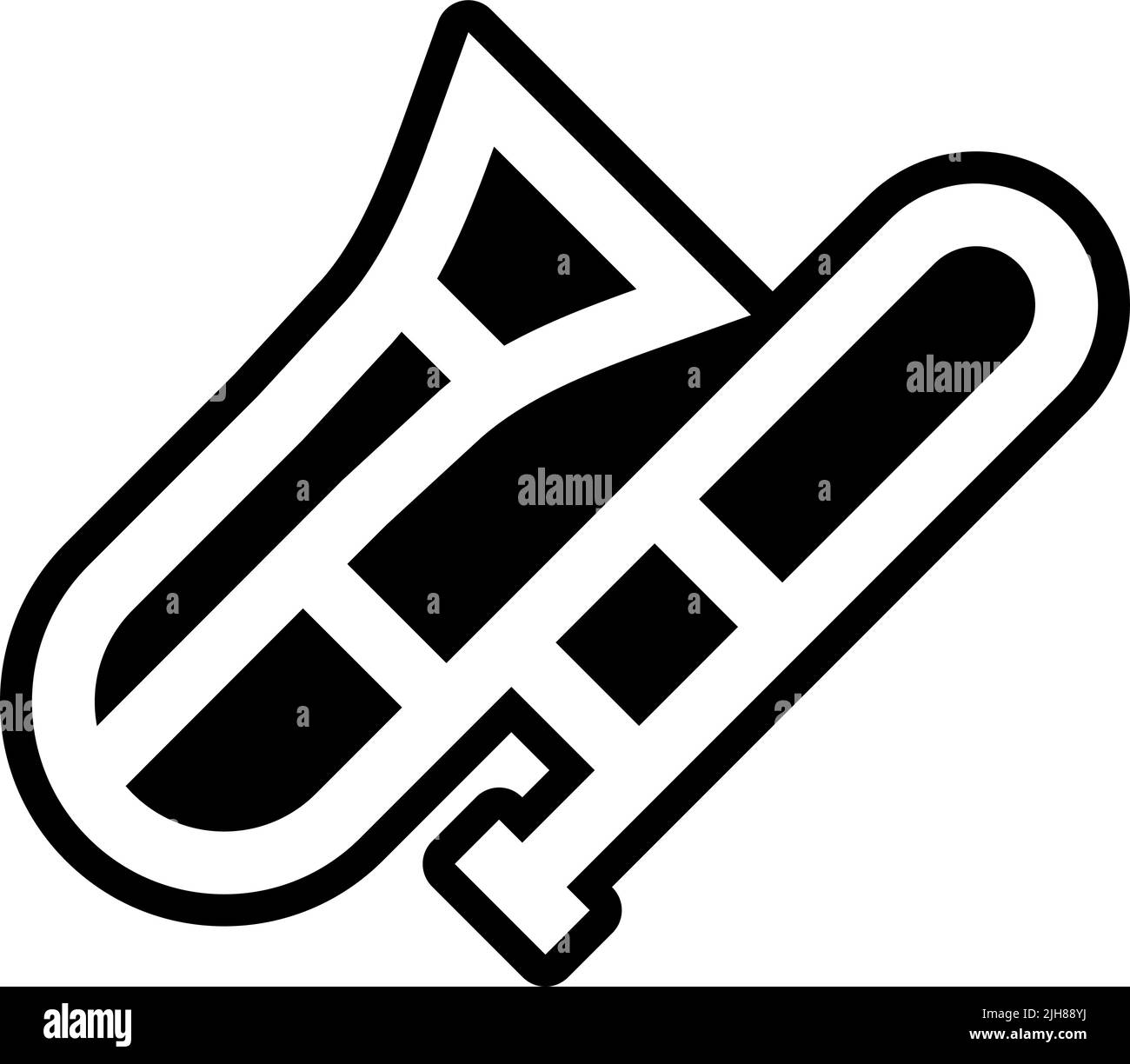 Music instruments trombone icon Stock Vector Image & Art - Alamy