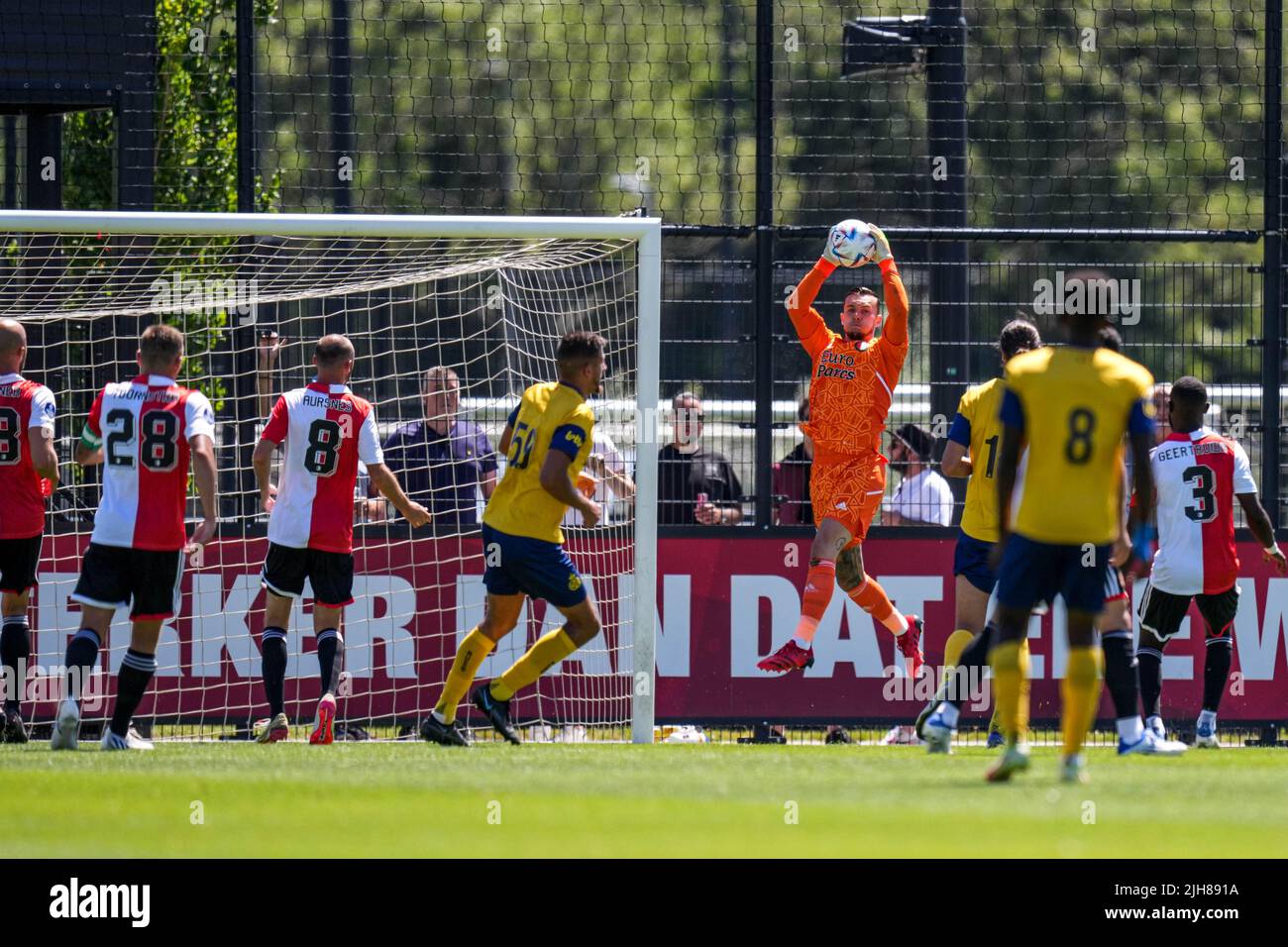 Rotterdam - Feyenoord keeper Justin Bijlow during the match between ...