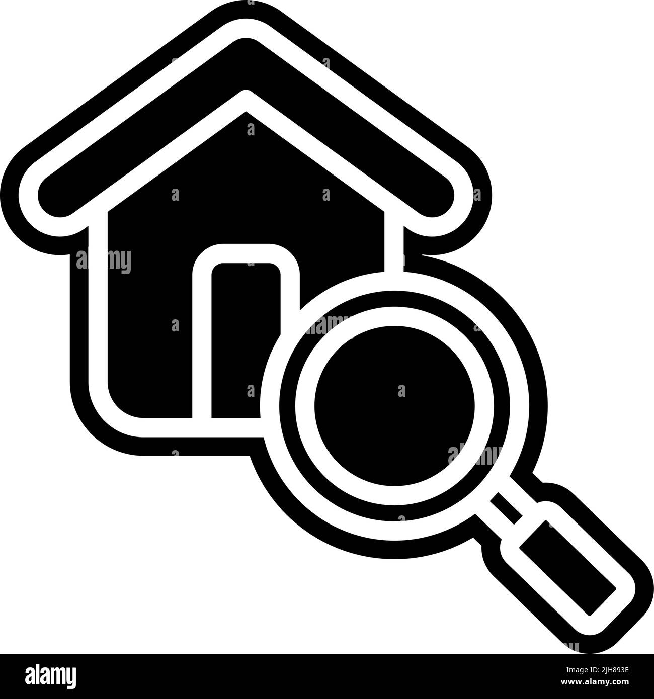 Property management inspection icon Stock Vector Image & Art - Alamy